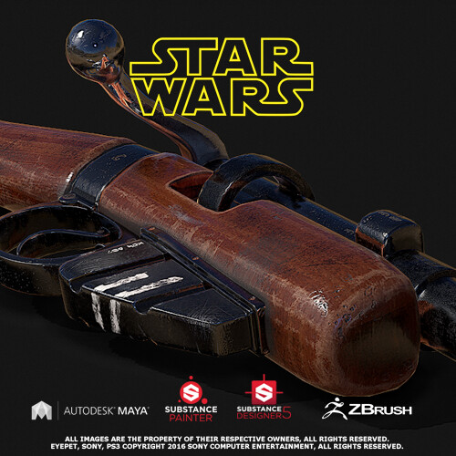 ArtStation - Jawa Blaster - Star Wars Props