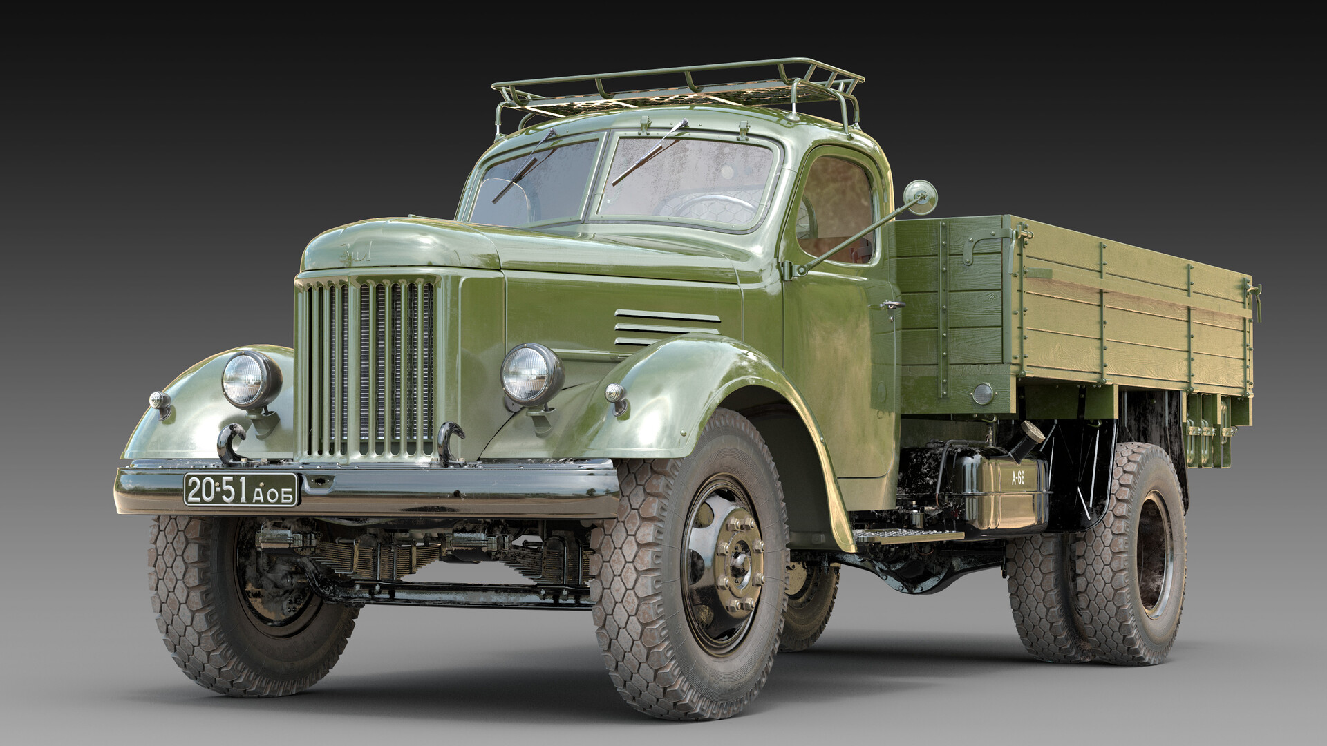 ArtStation - 3D model ZIL-164.