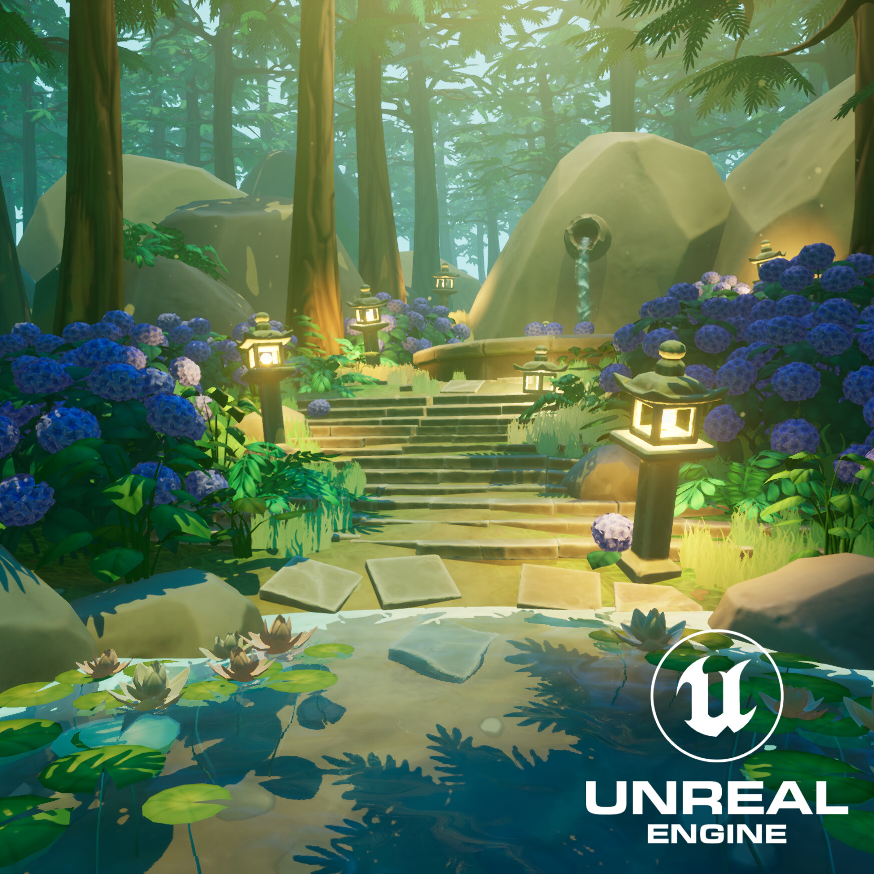 ArtStation - Secluded Pond UE4