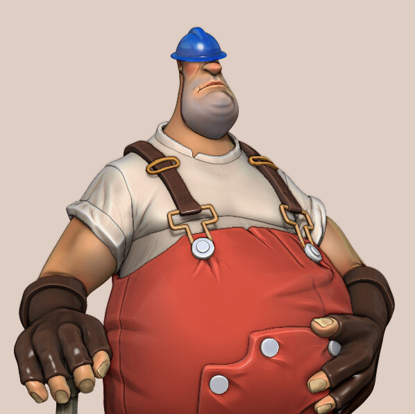 ArtStation - Stylized Fat Man