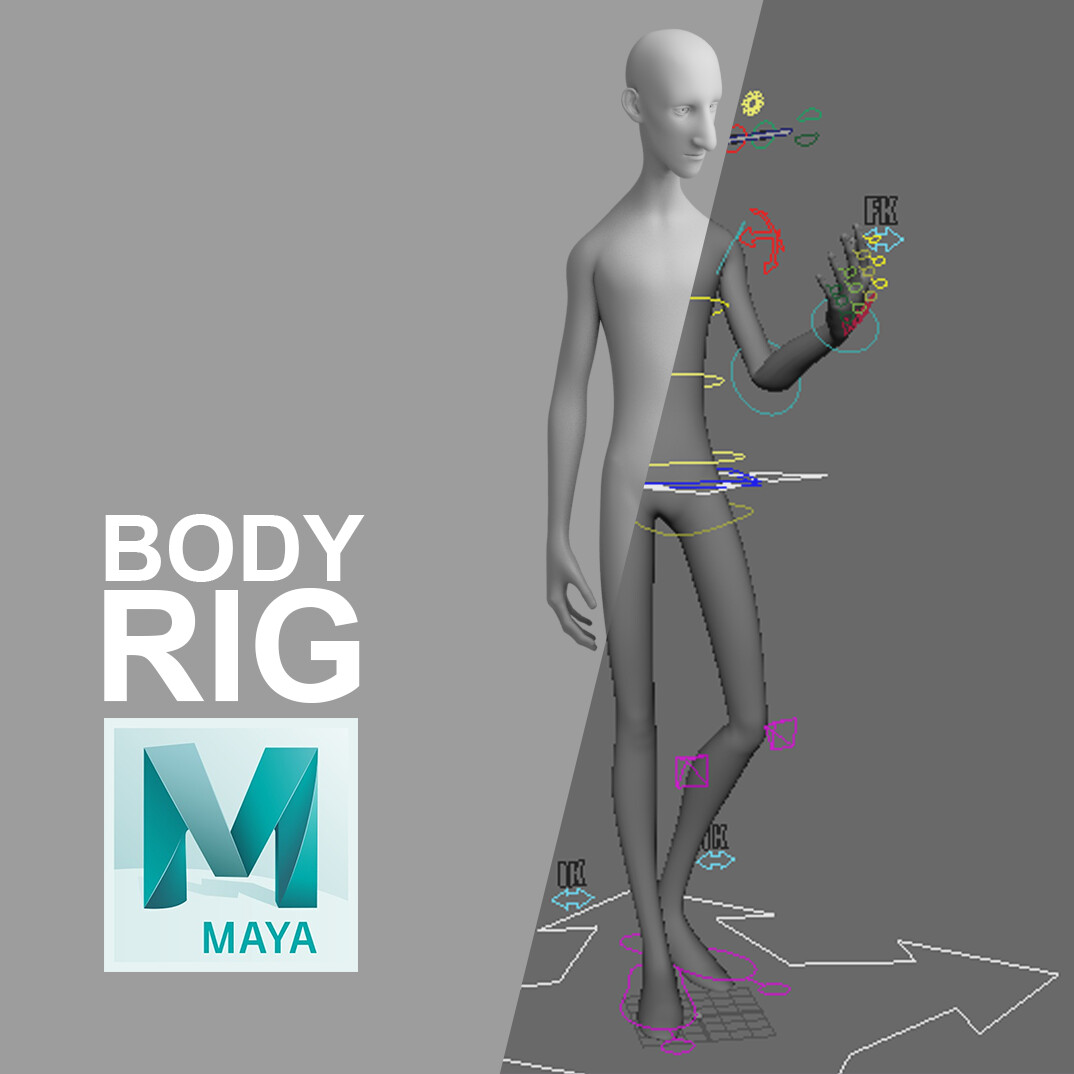 ArtStation - RIG _ Body of Roger