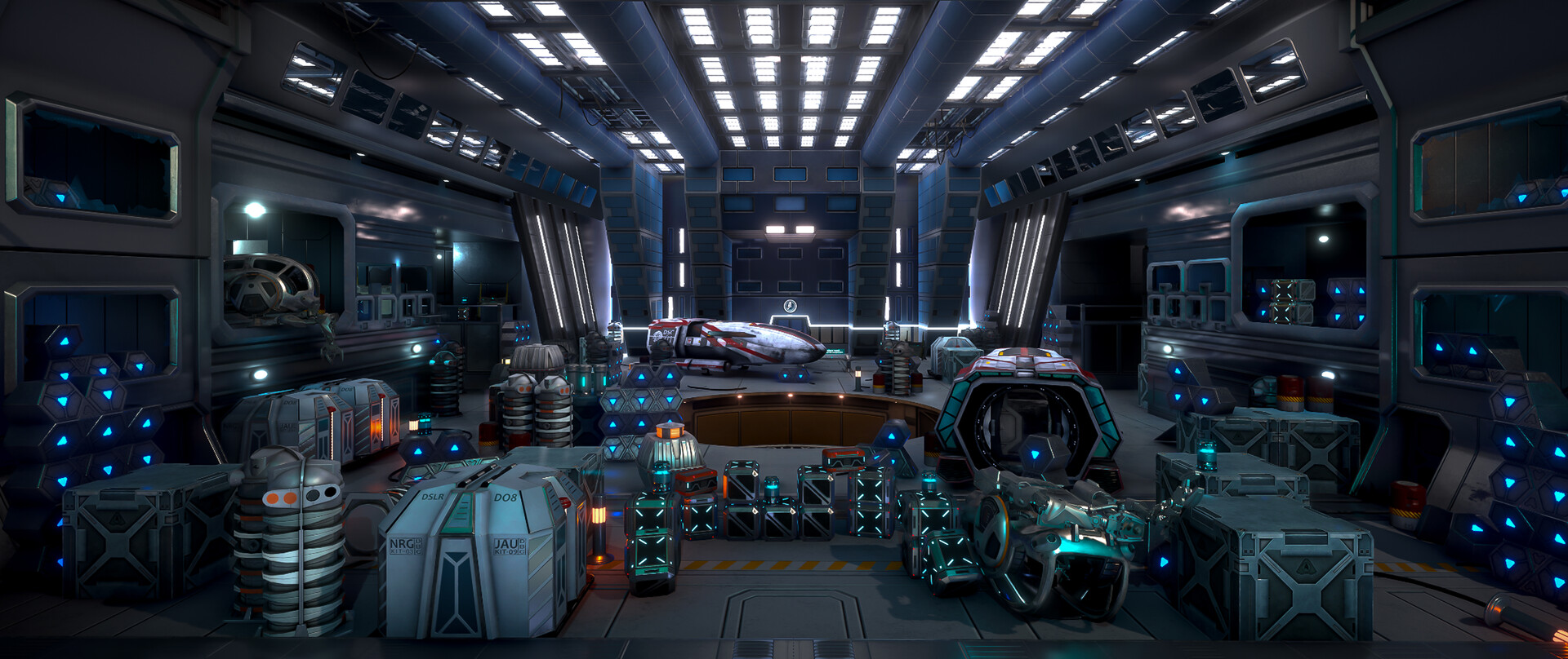 ArtStation - Star Trek: Discovery Away Mission Shuttle Bay