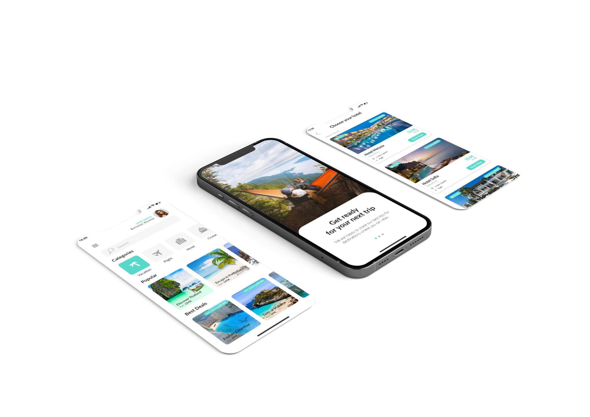 ArtStation - Travel App UI Design