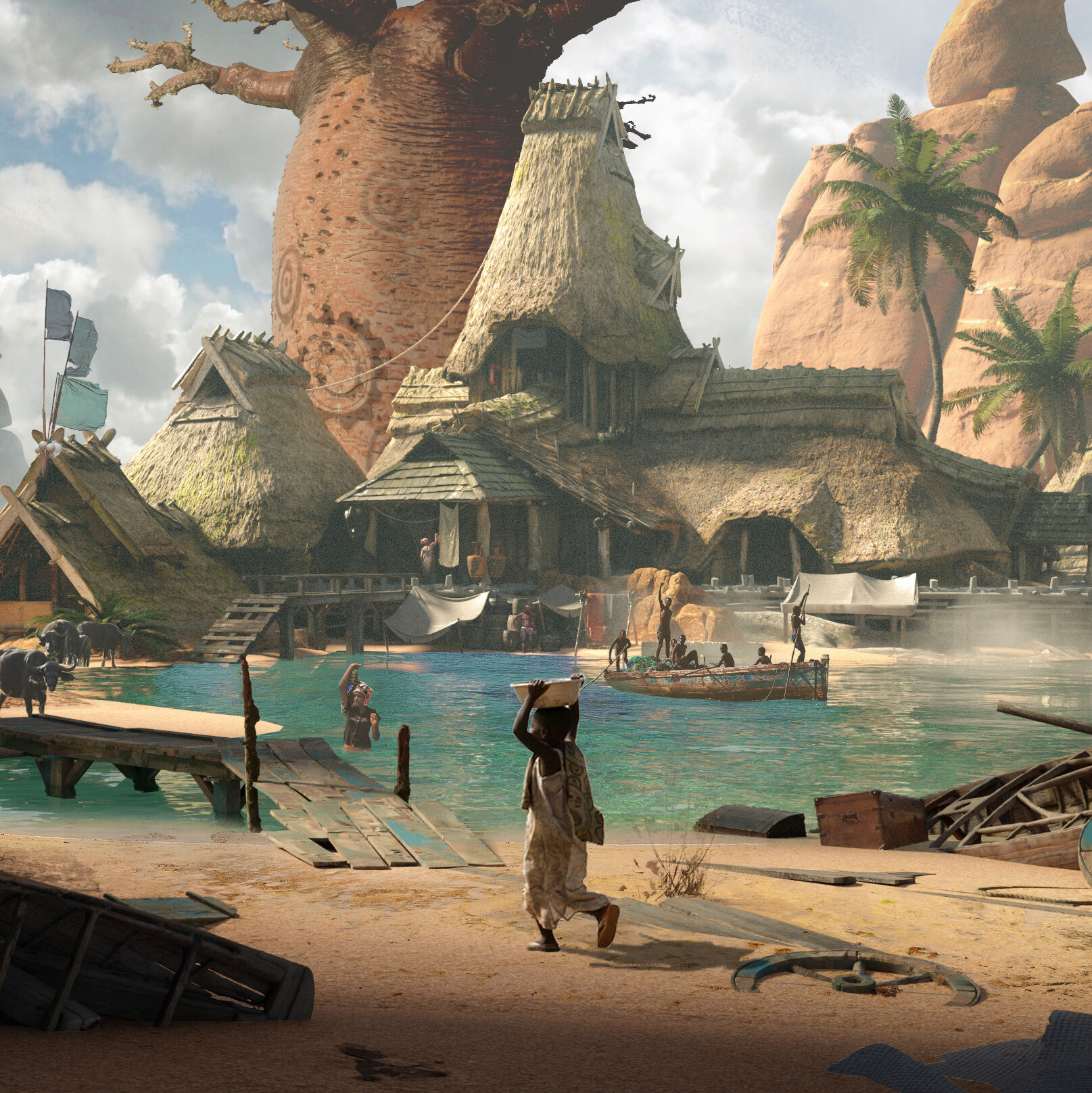 ArtStation - Water Village