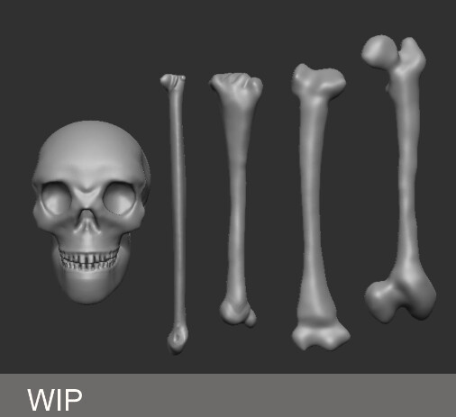 ArtStation - Bone Props - Courier's Quest