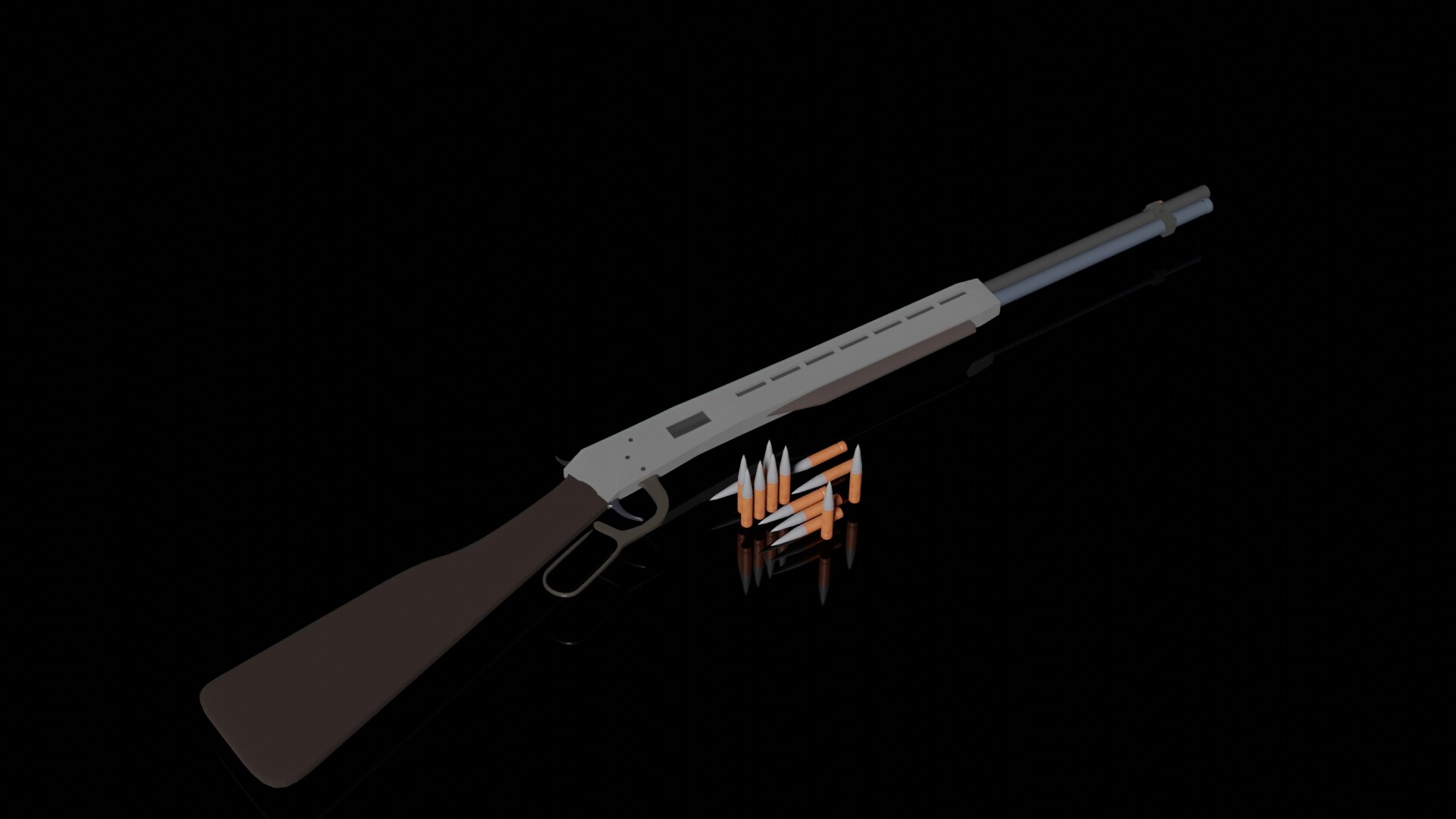 ArtStation - lever action rifle