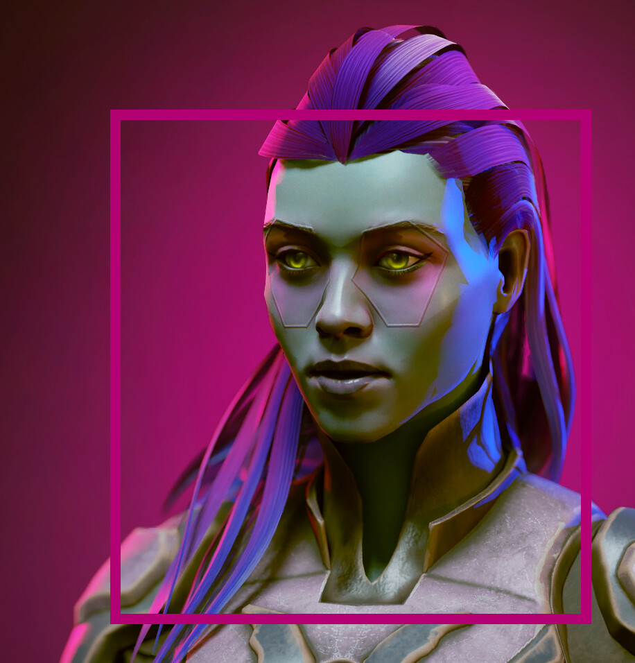 ArtStation - Gamora Game Ready