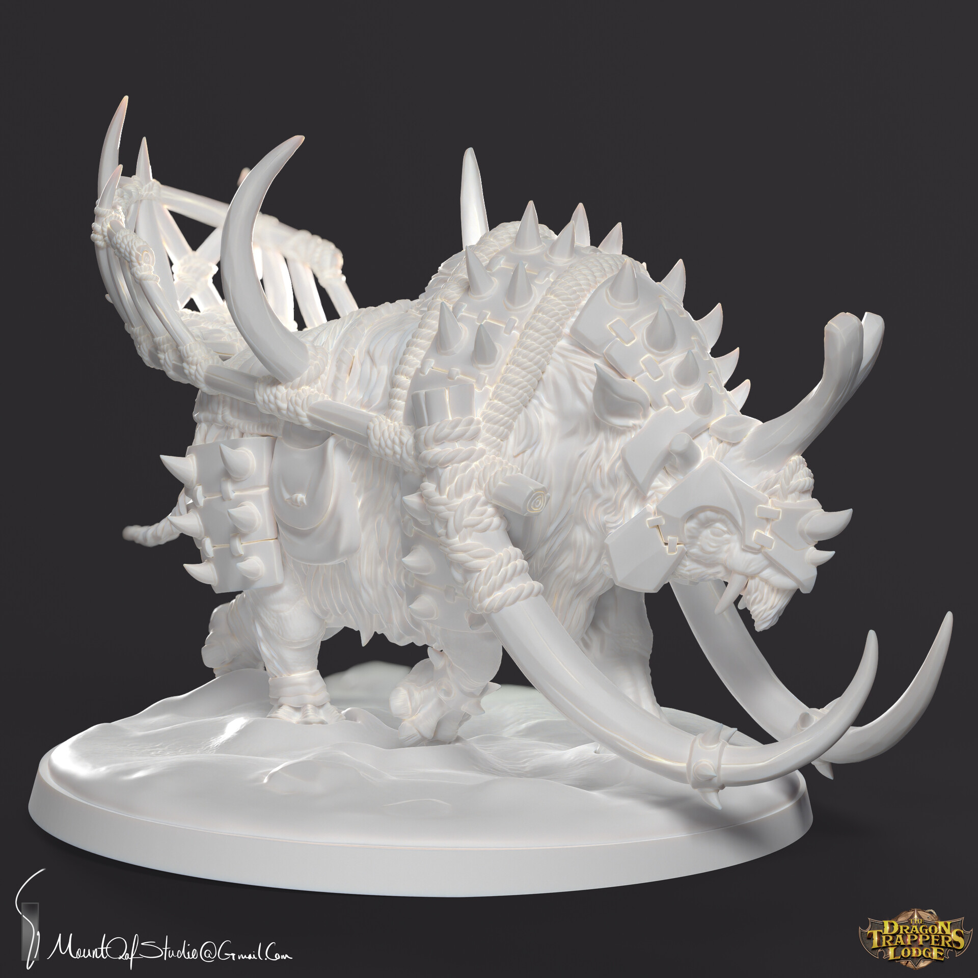 ArtStation - Rhinodon Herd (The Scorching North)