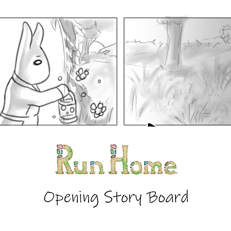 ArtStation - Run Home - Opening Storyboard