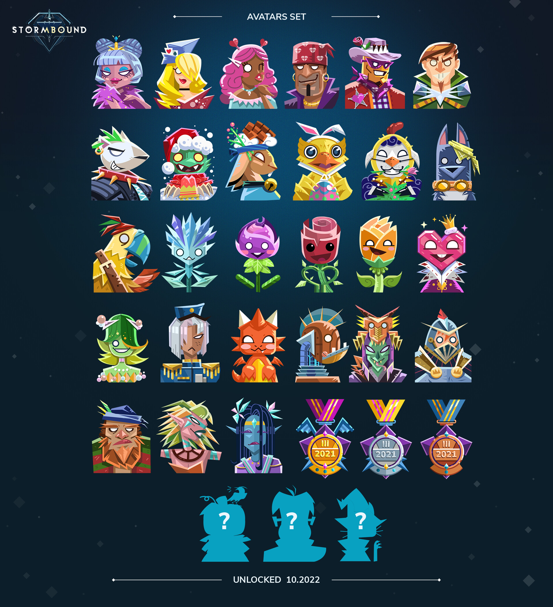 ArtStation - Stormbound Avatars & Books