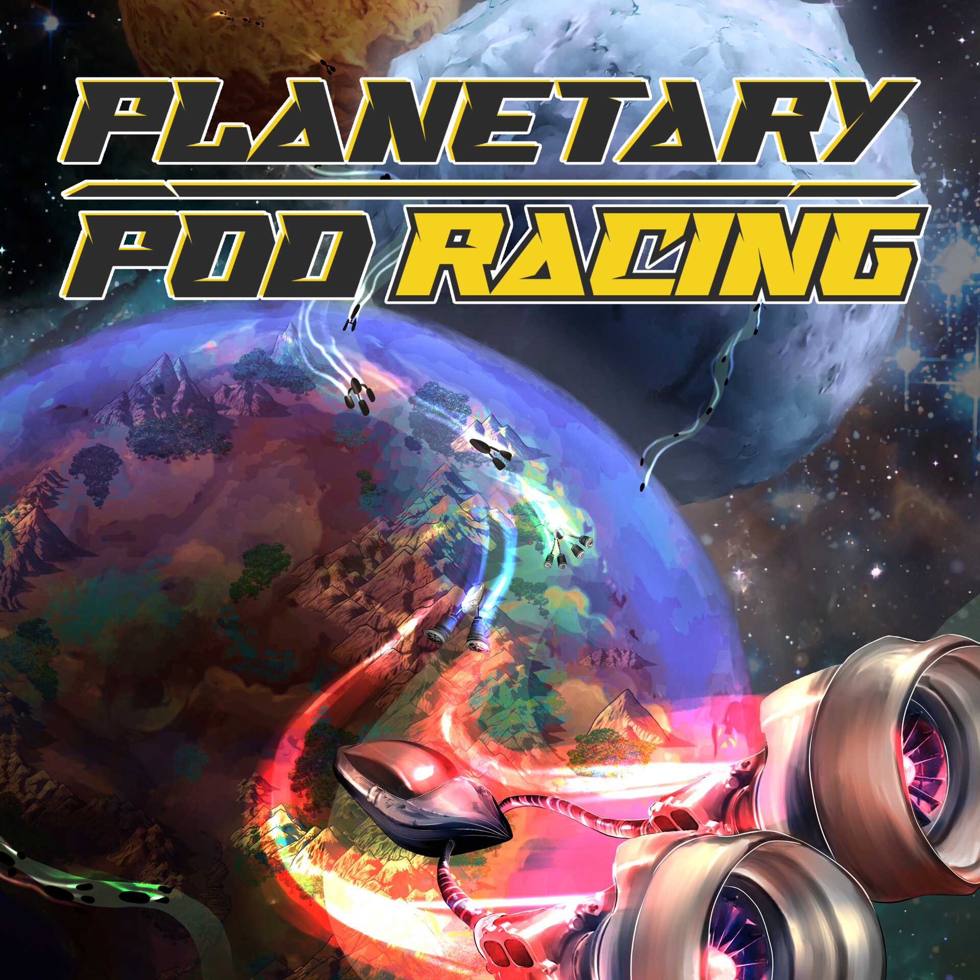 ArtStation - Planetary Pod Racing cover