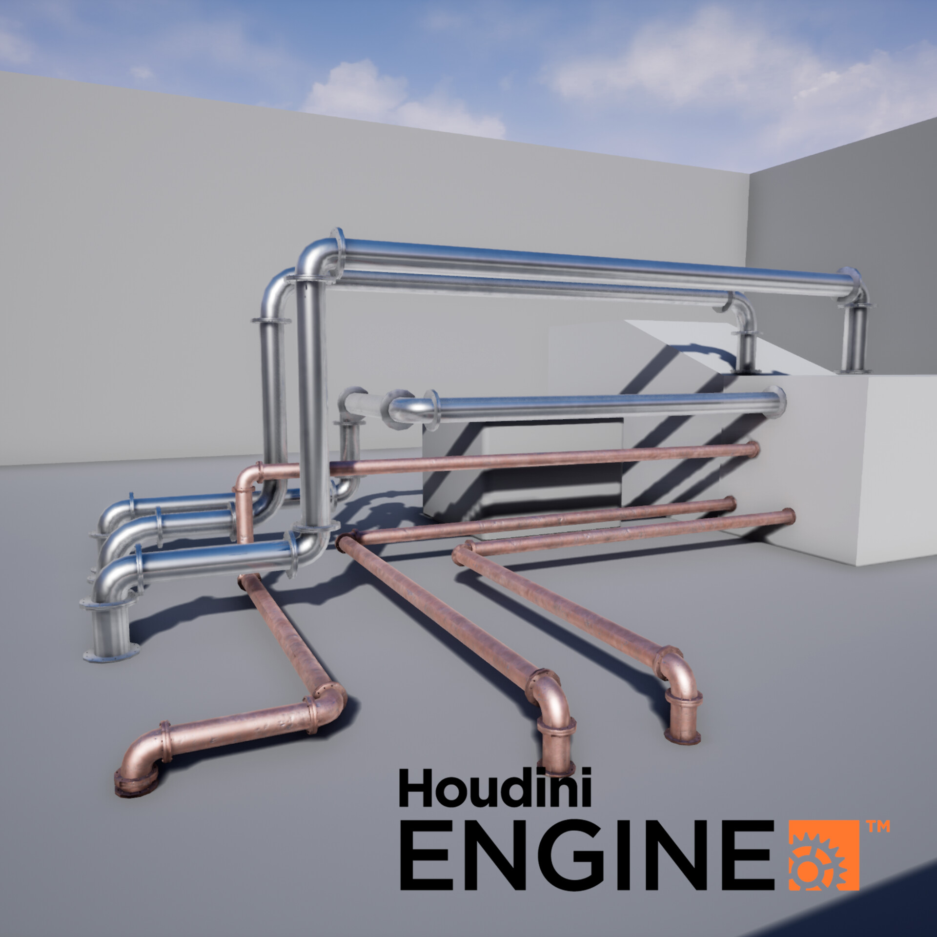 Raül Pla - Portfolio - Pipe Generator - Houdini HDA