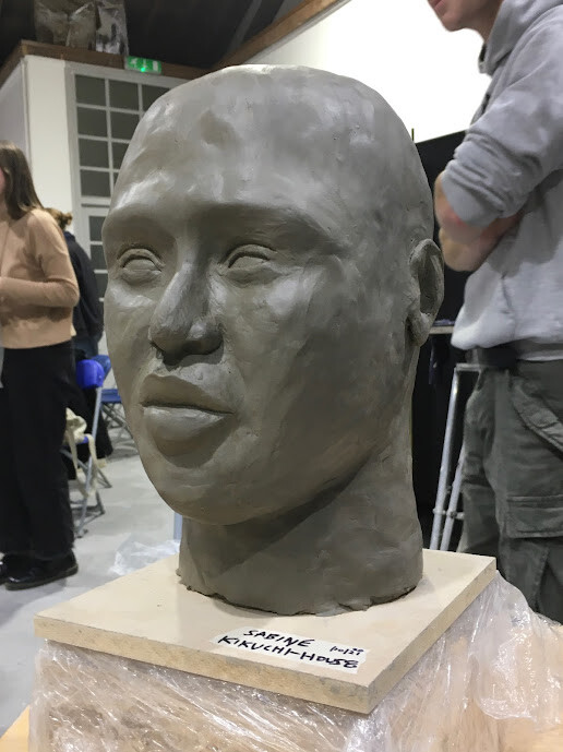 ArtStation - head sculpture (clay)