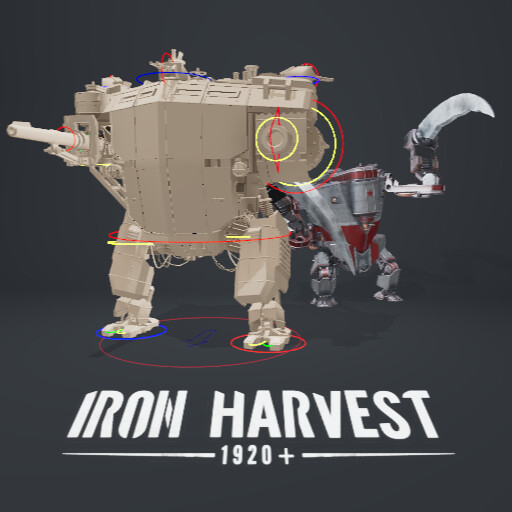 ArtStation - Iron Harvest - Mech Animations