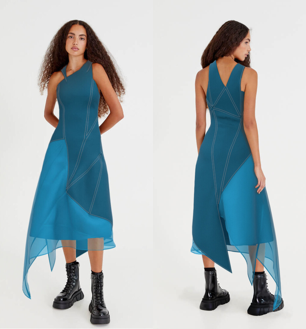 ArtStation - Geometric Dress