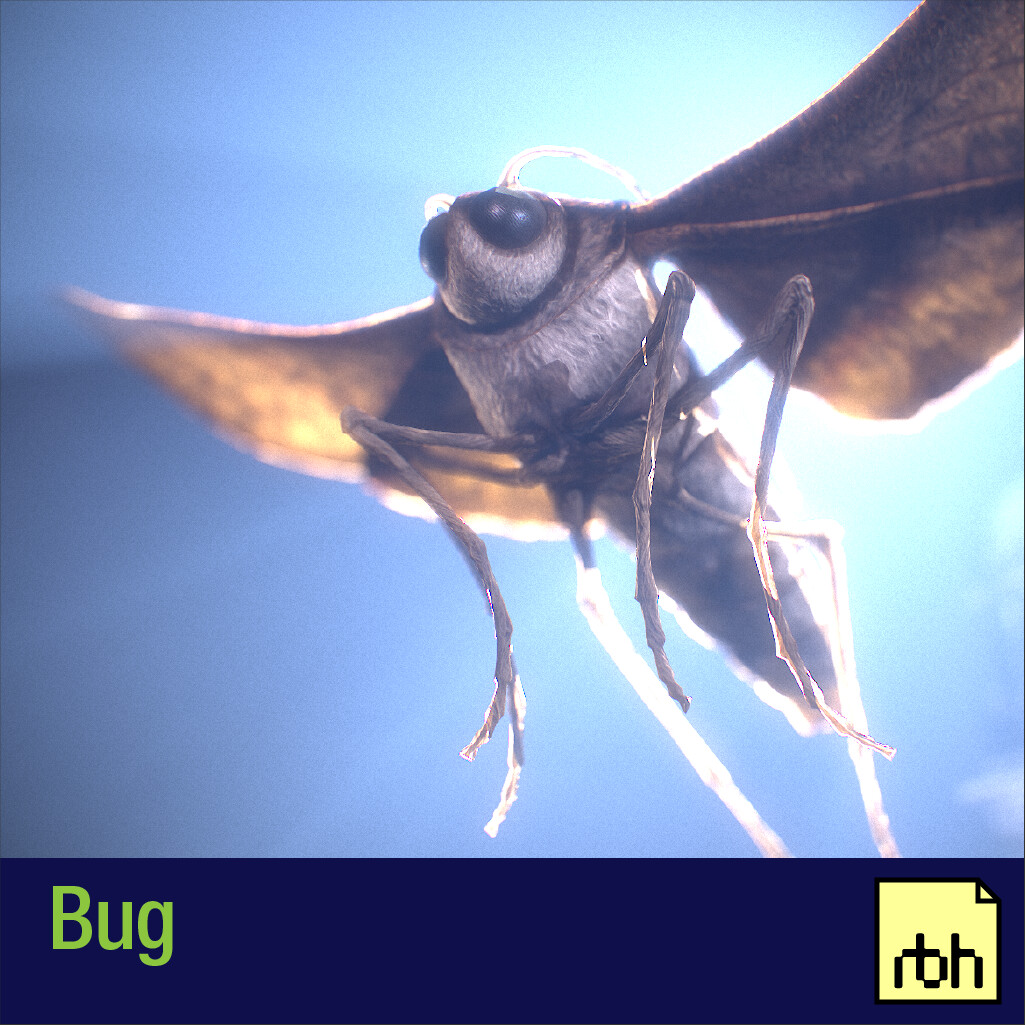 ArtStation - Bug character real-time animation