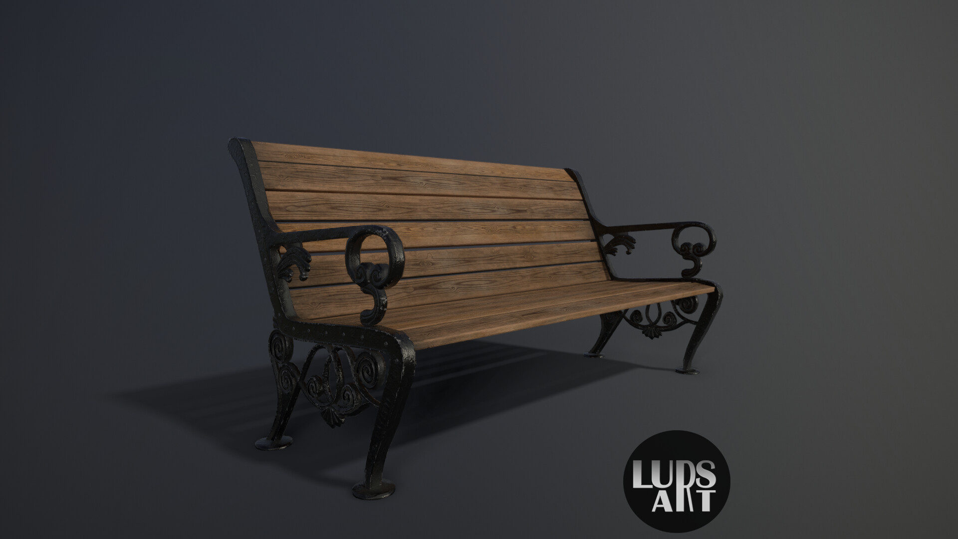 ArtStation - Street bench
