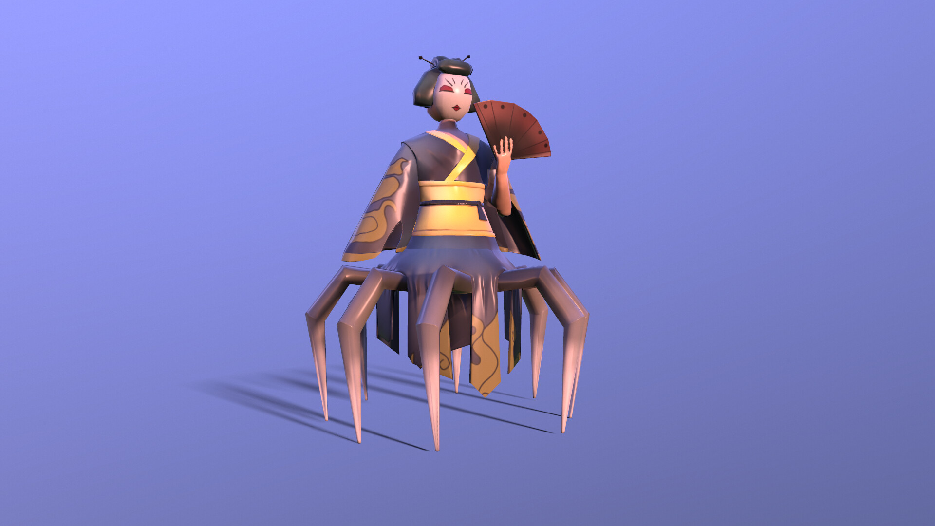 ArtStation - geisha spider