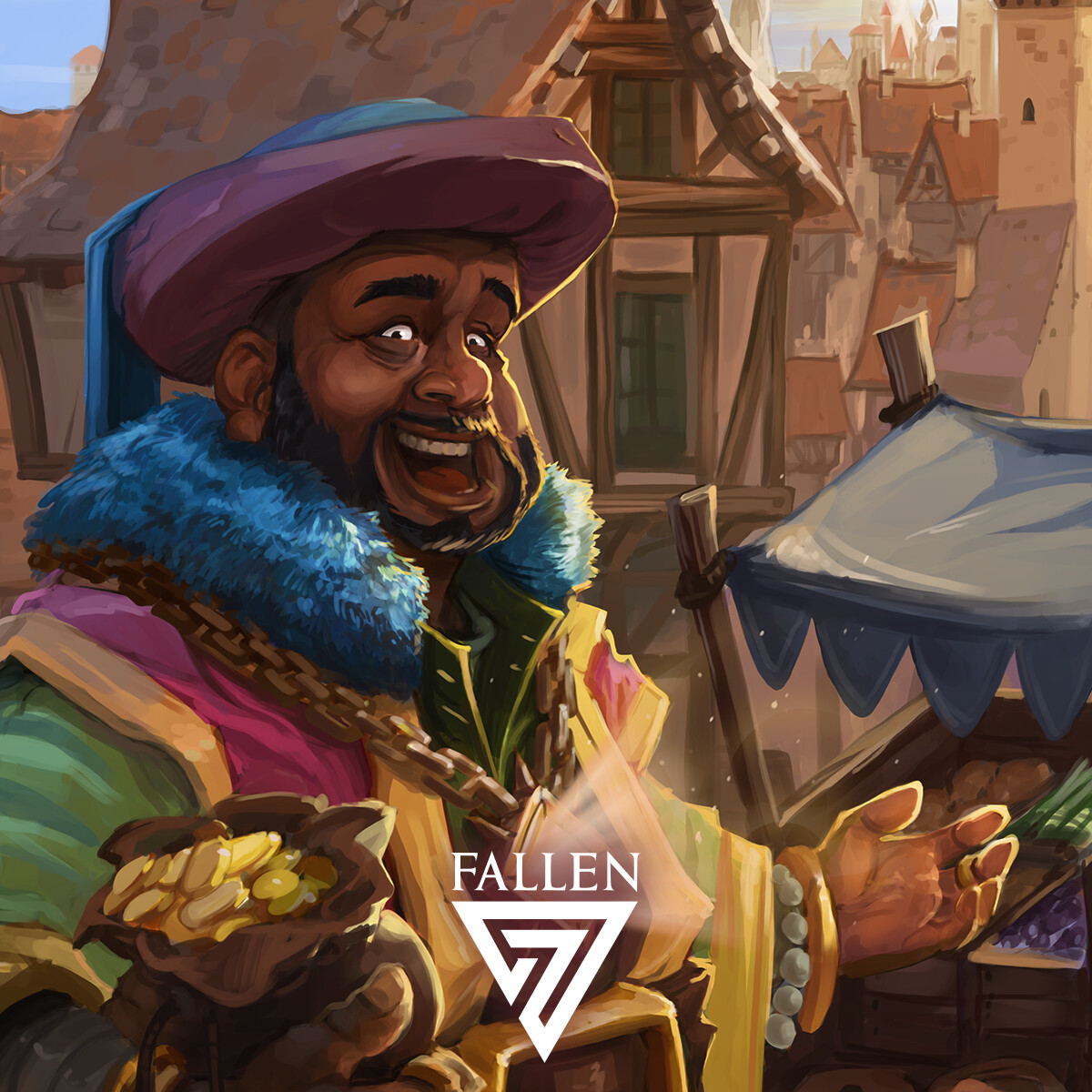ArtStation - Den'Zell - Card Game Artwork