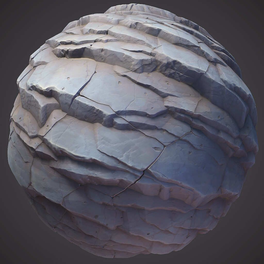 ArtStation - Stylized Rock Sharp Tile
