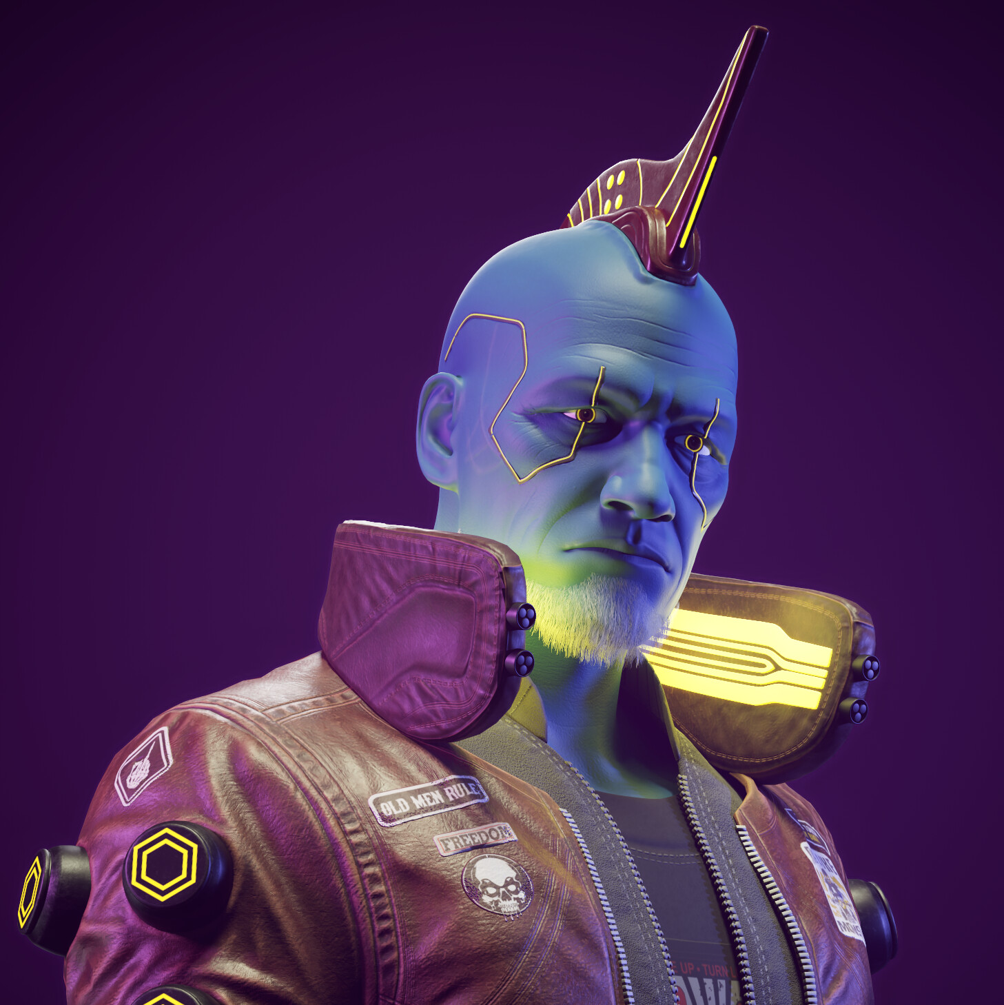 ArtStation - Yondu Cyberpunk