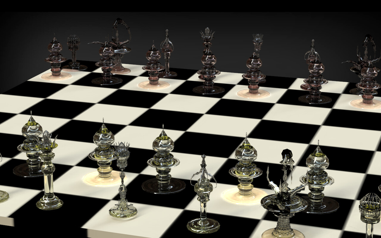 ArtStation - Gothic Chess Set