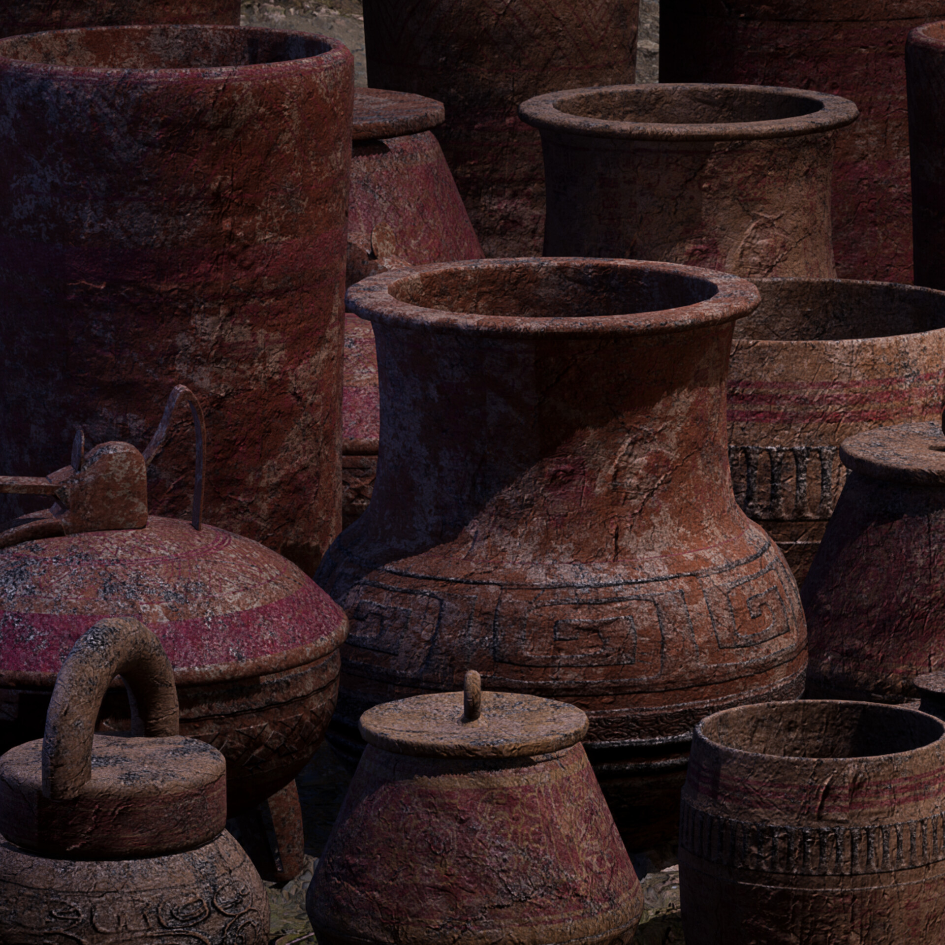 ArtStation - Mayan Materials and Environment