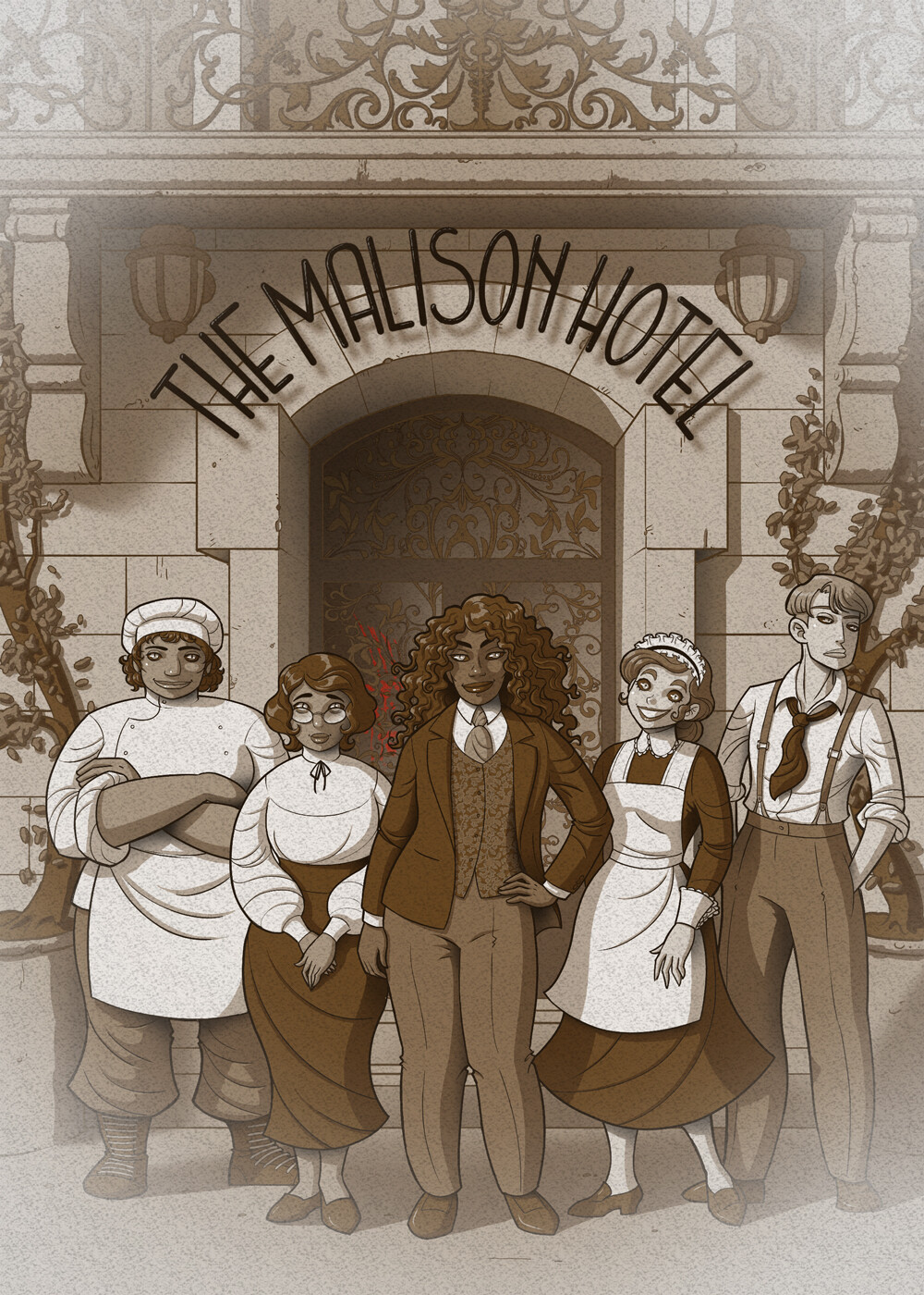 ArtStation - The Malison Hotel Kickstarter Materials