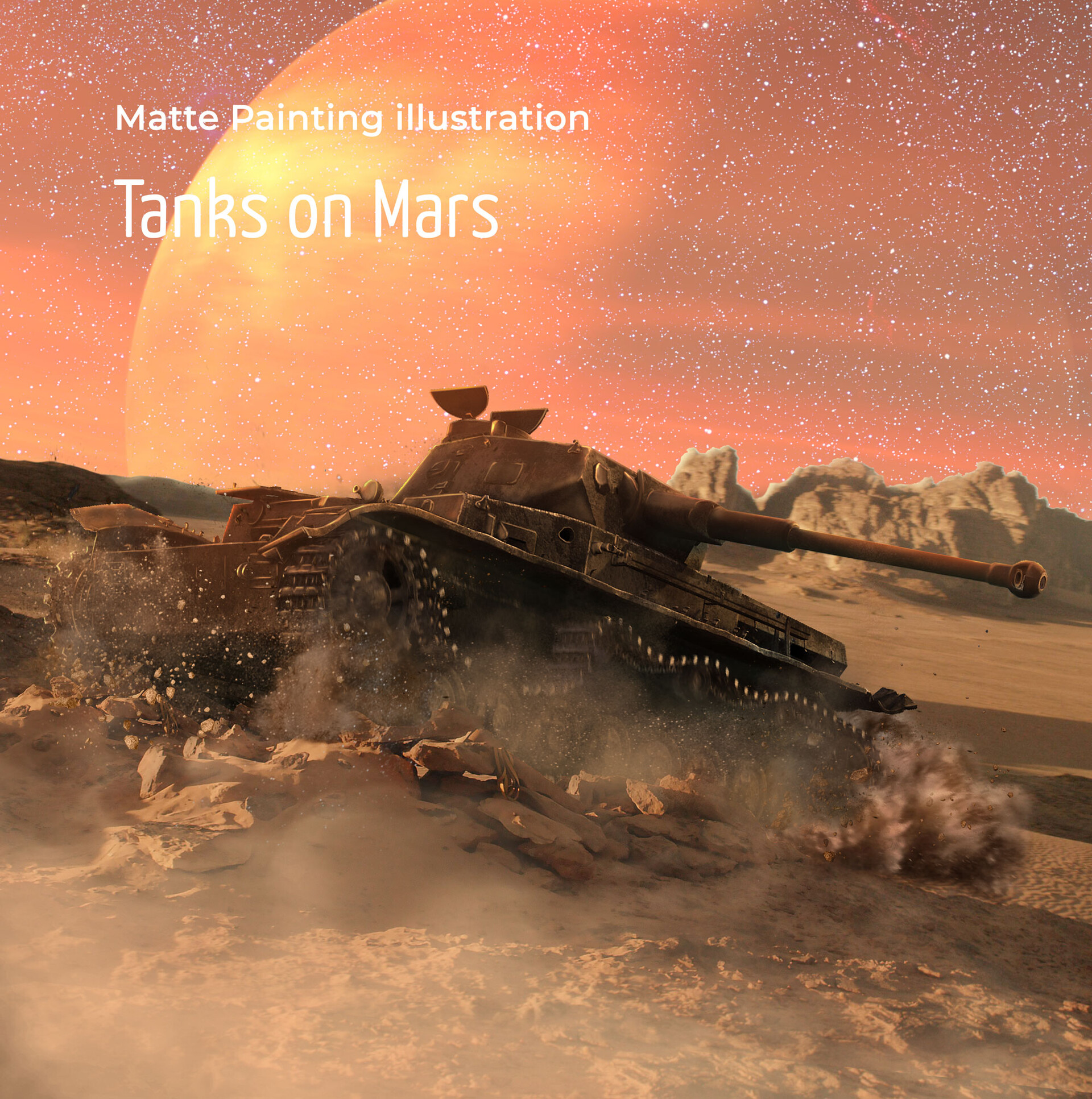 ArtStation - Martian Tanks