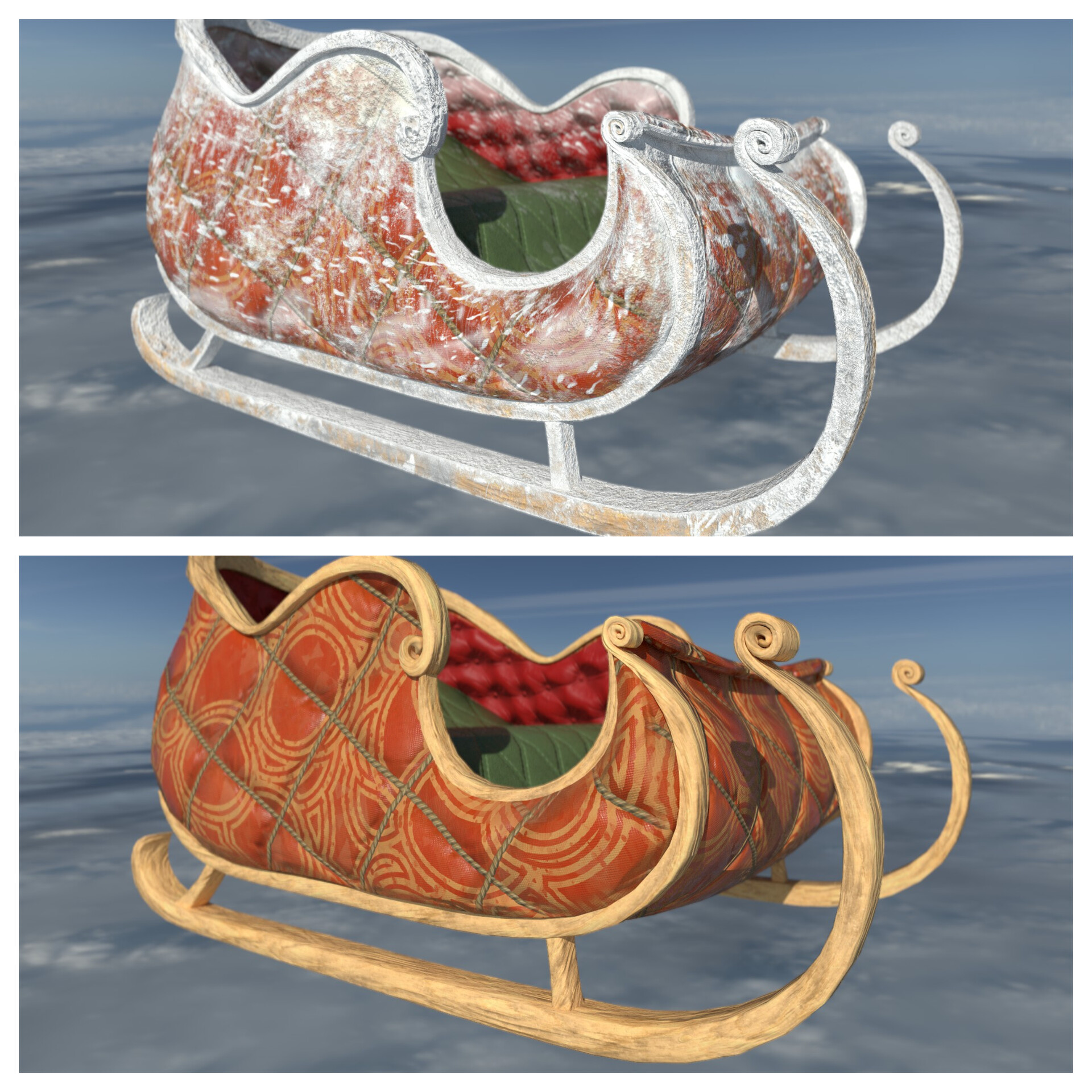 ArtStation - Santa Sleigh