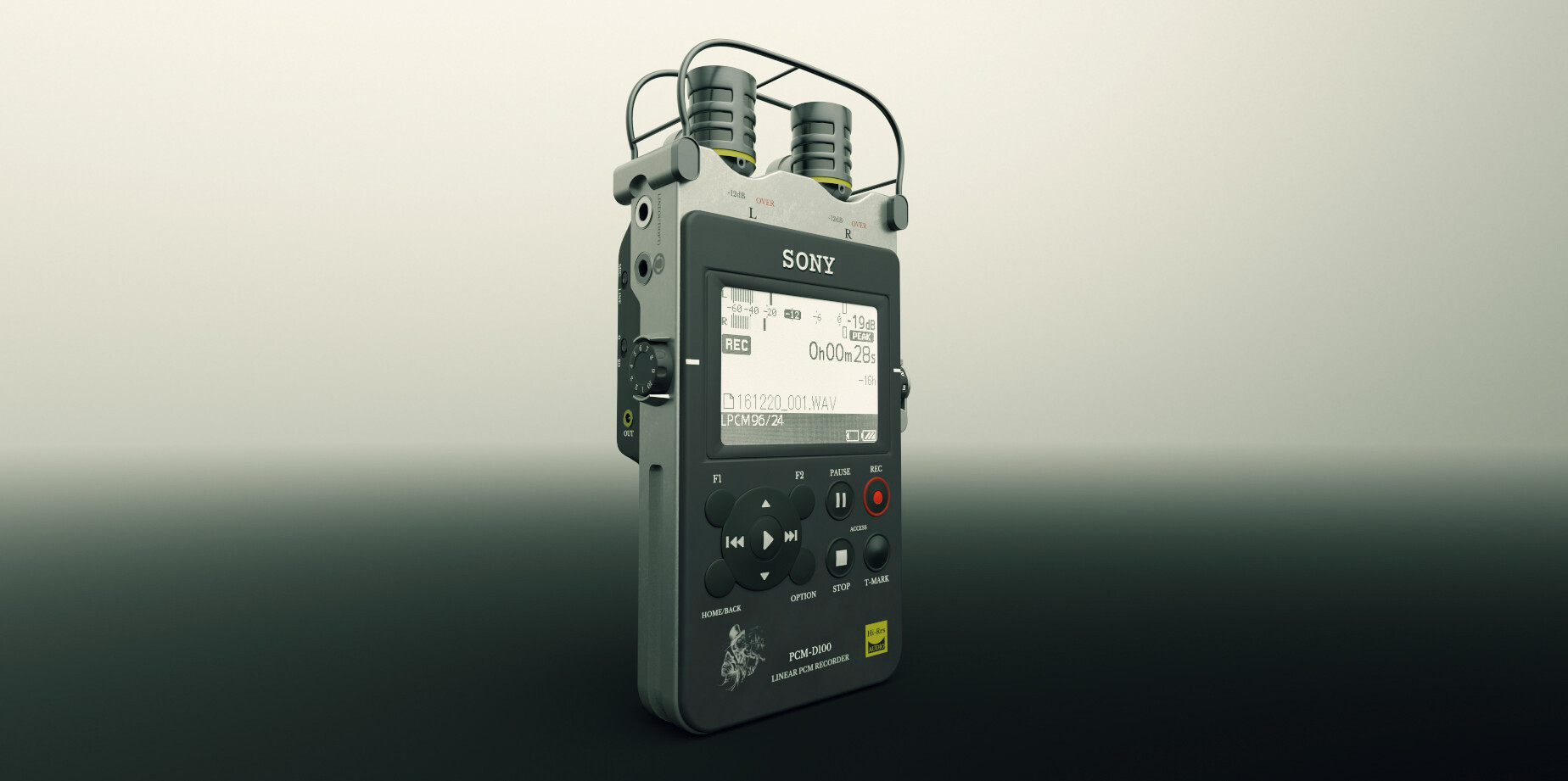 ArtStation - Sony D100 Linear PCM Recorder