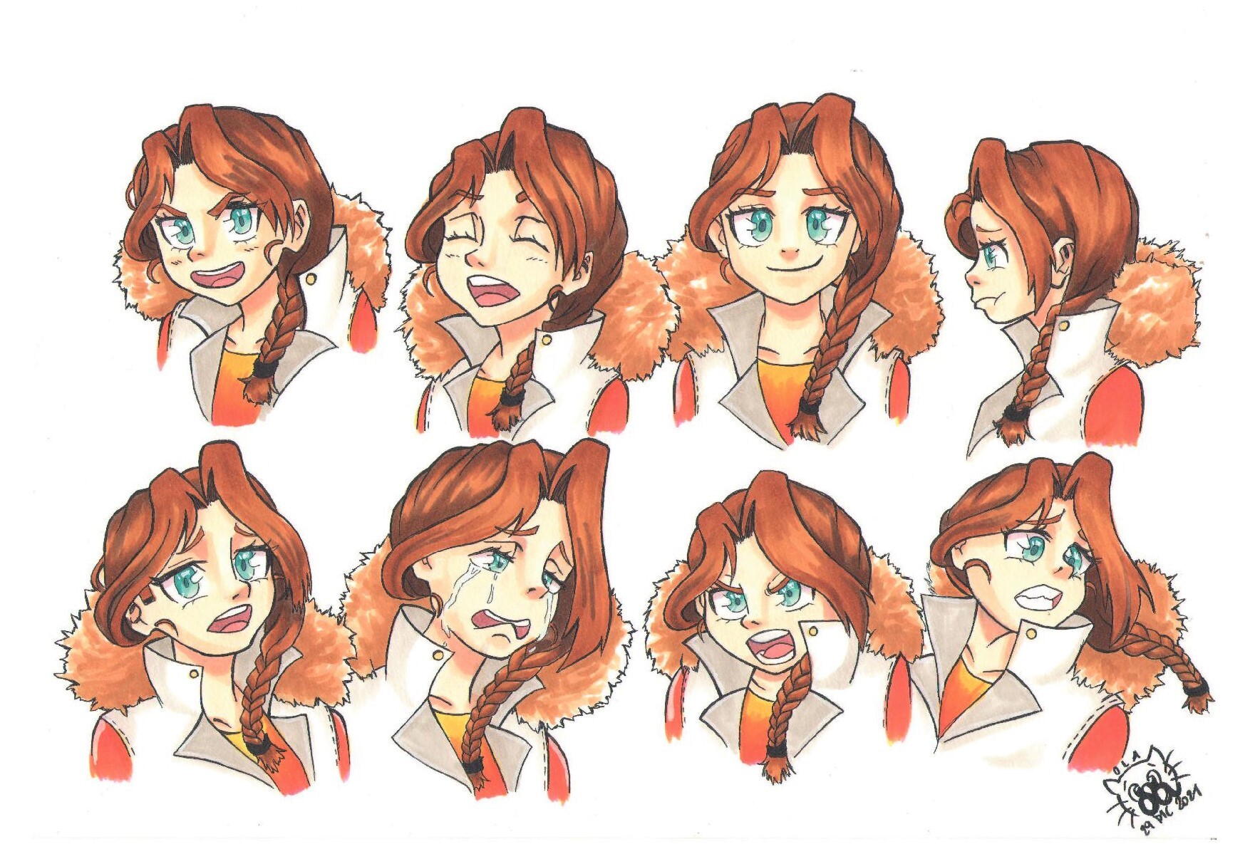 ArtStation - Enhara Character Sheet