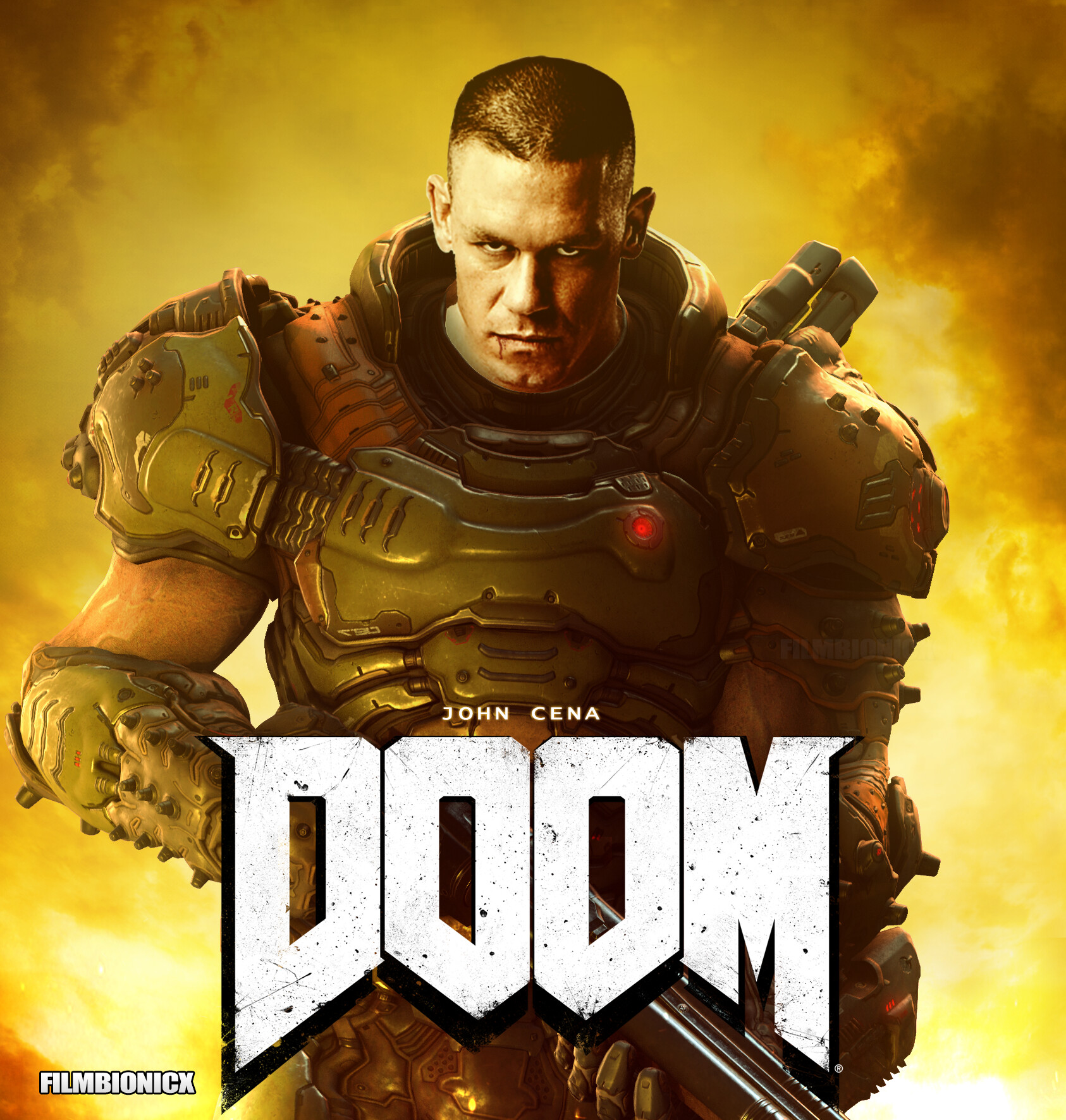 ArtStation - DOOM LIVE ACTION (JOHN CENA AS DOOM SLAYER)
