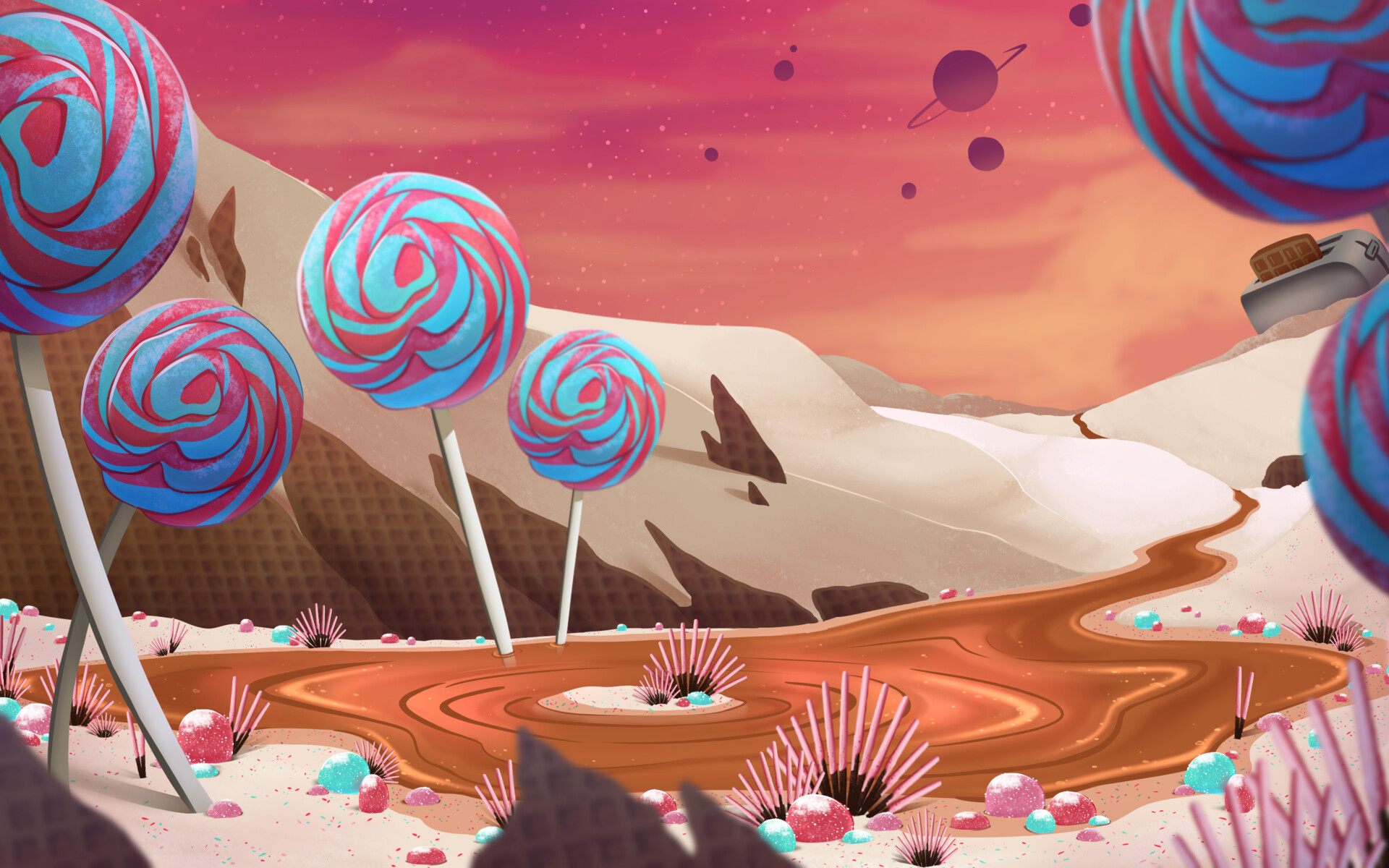 ArtStation - Dessert Desert Concept (T'sarE 2022)