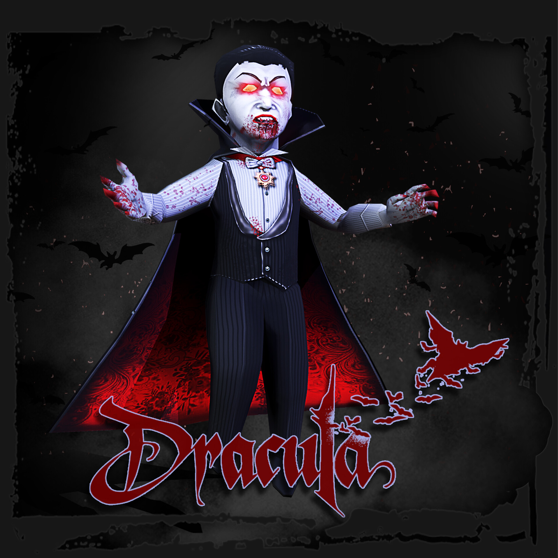 ArtStation - Dracula (Low poly Model)