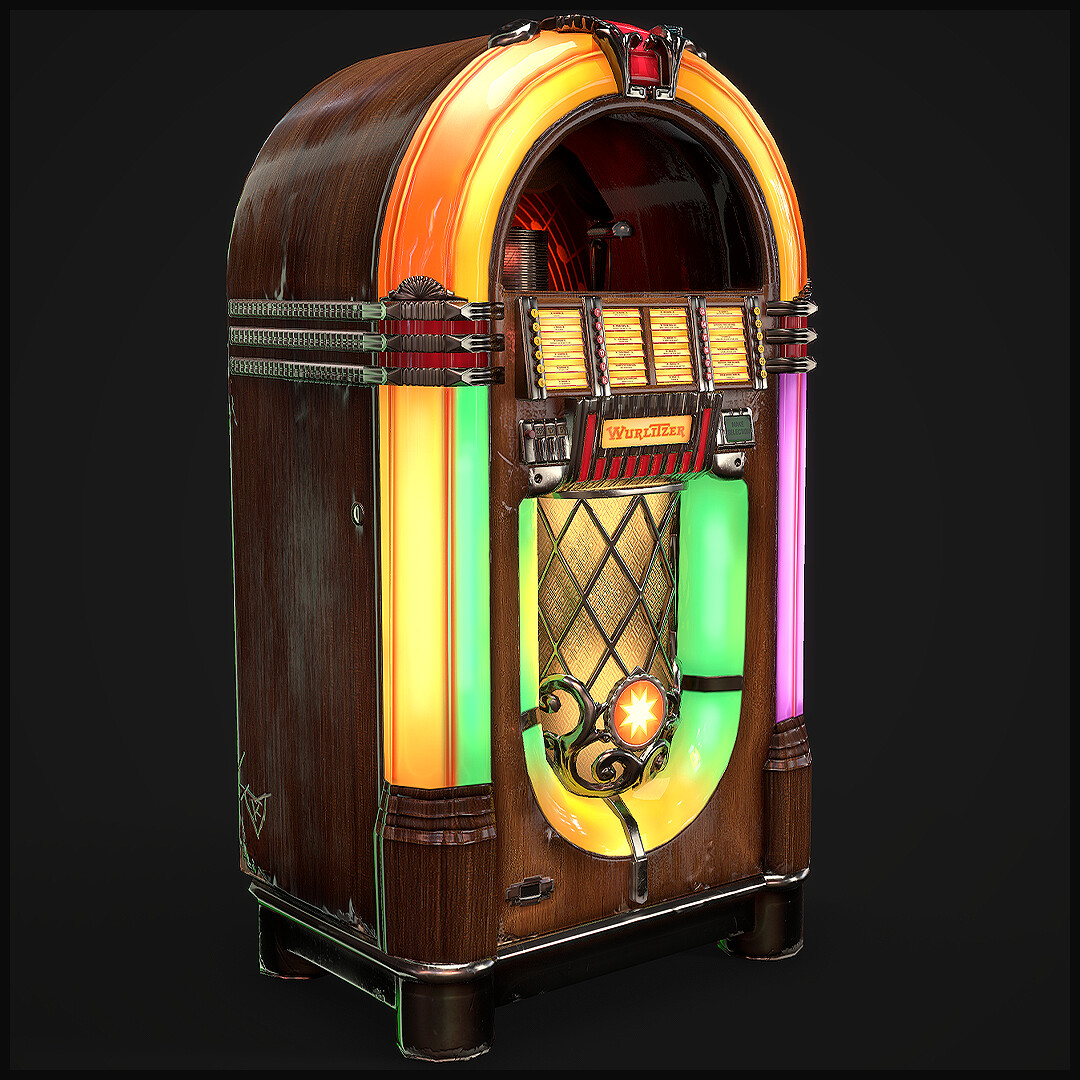 ArtStation - 1946 Wurlitzer Jukebox