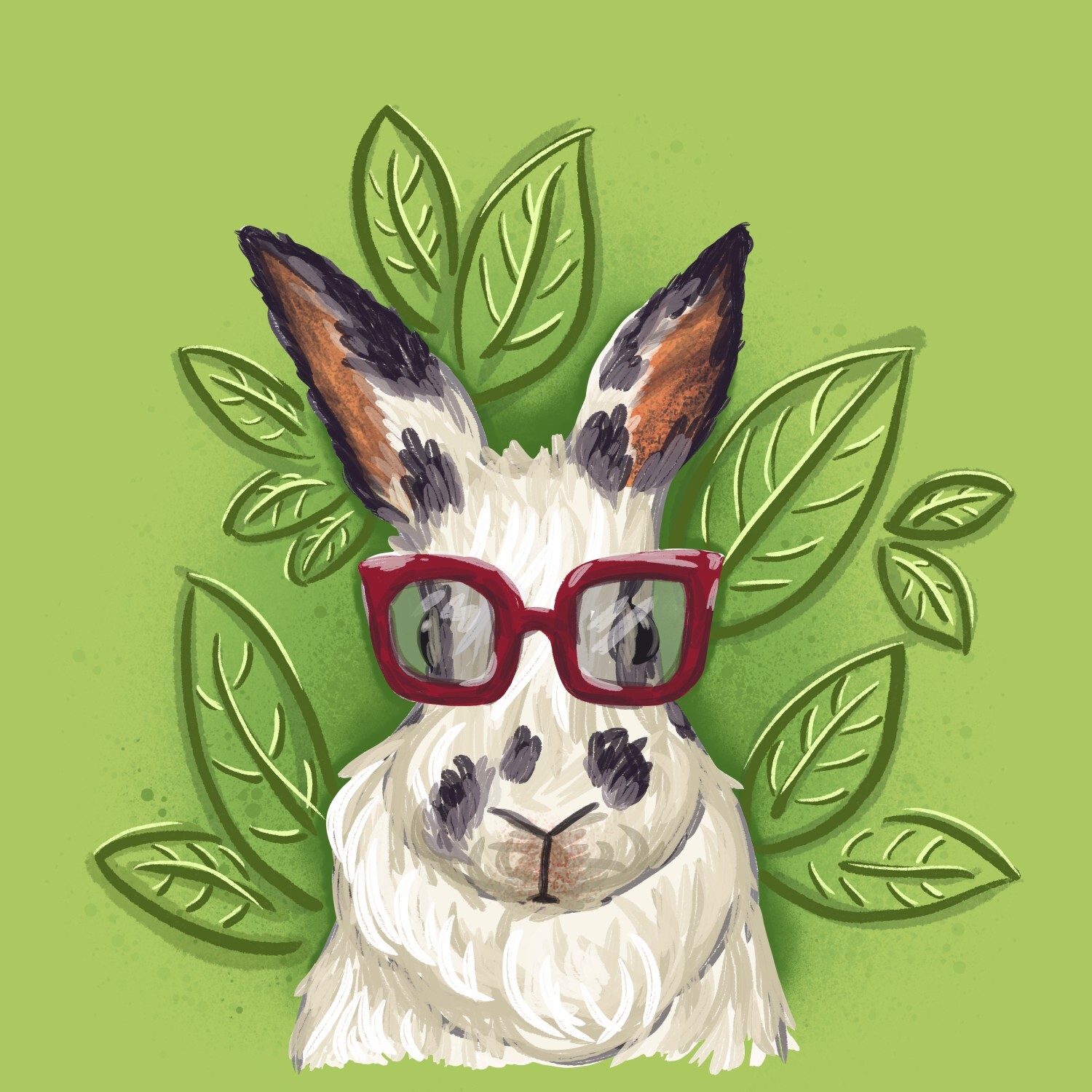 ArtStation - Bunny with Glasses