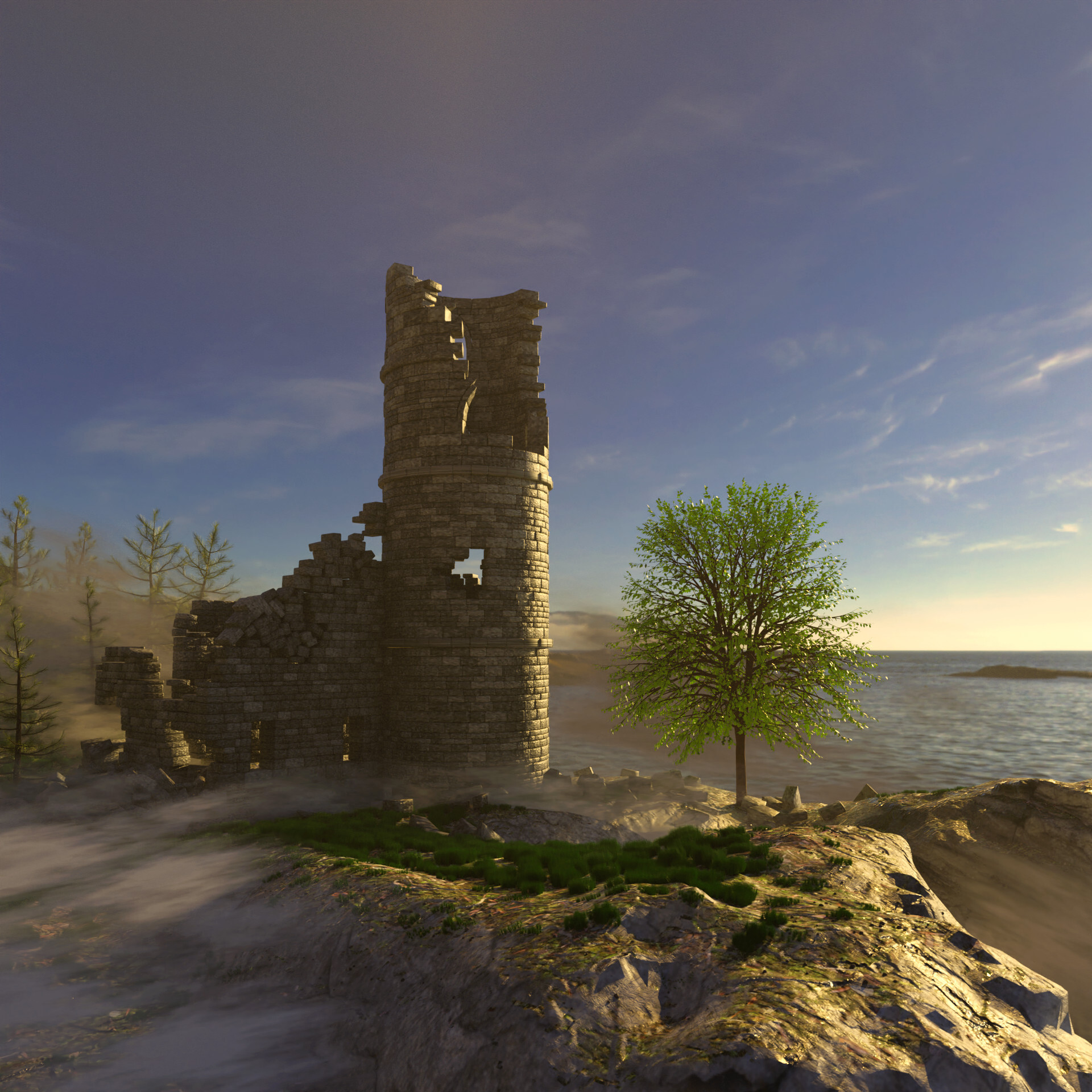 ArtStation - Fog Tower