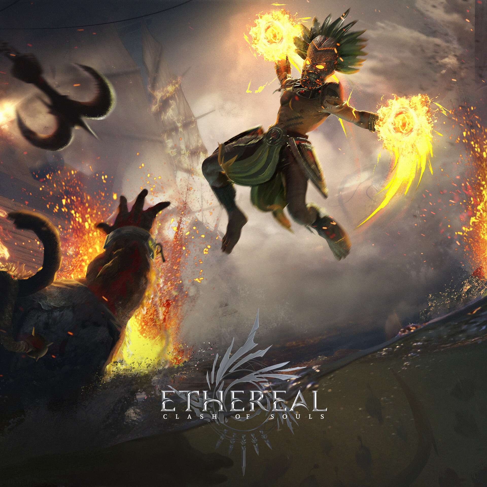 ArtStation - Ethereal Clash Of Souls, Artwork