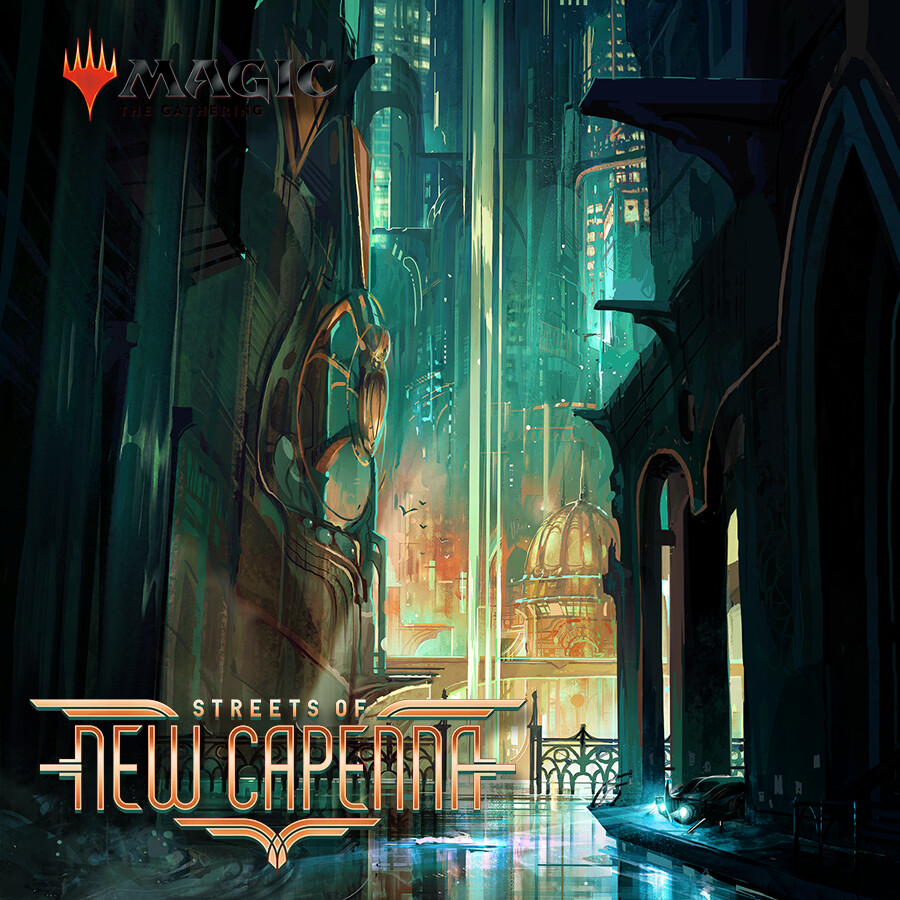 ArtStation - Mtg: Streets of New Capenna - Basic Land - Island