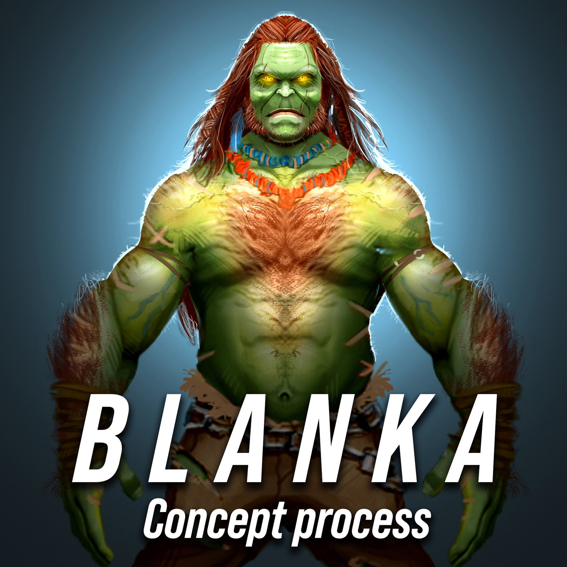 ArtStation - Blanka Concept Process