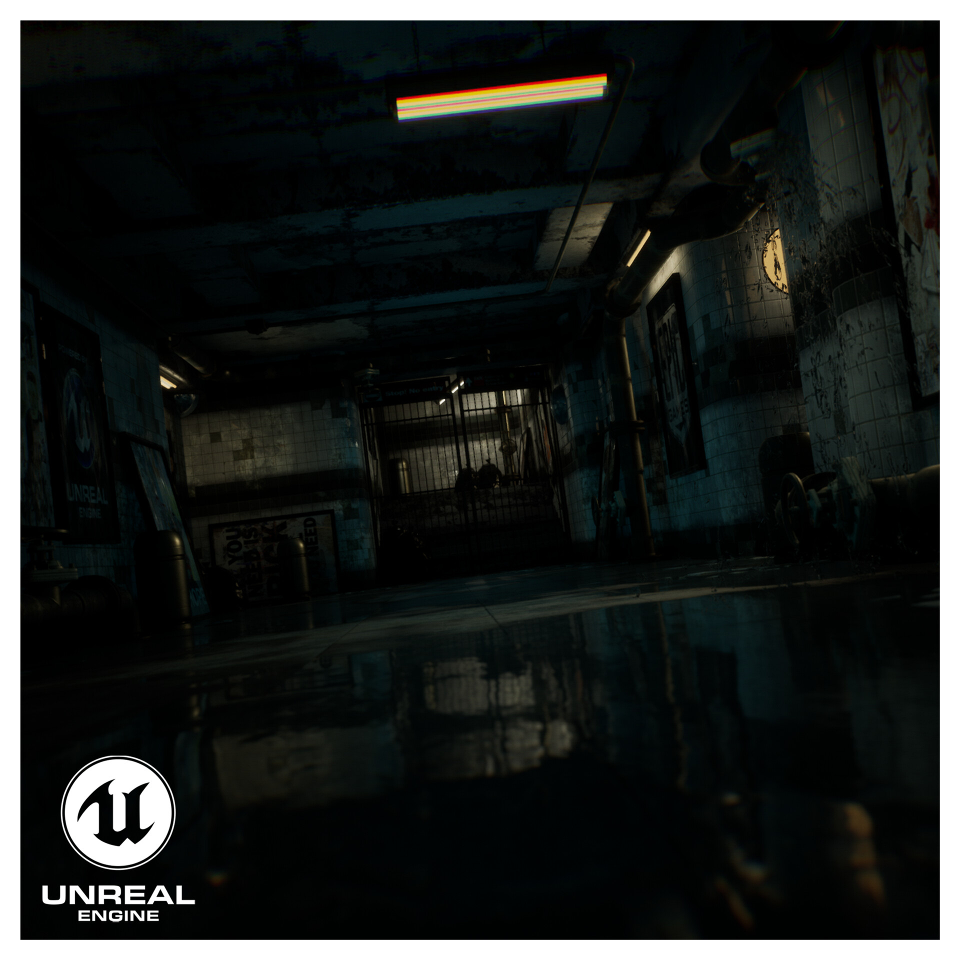 ArtStation - Relighting Subway Sequencer UE4