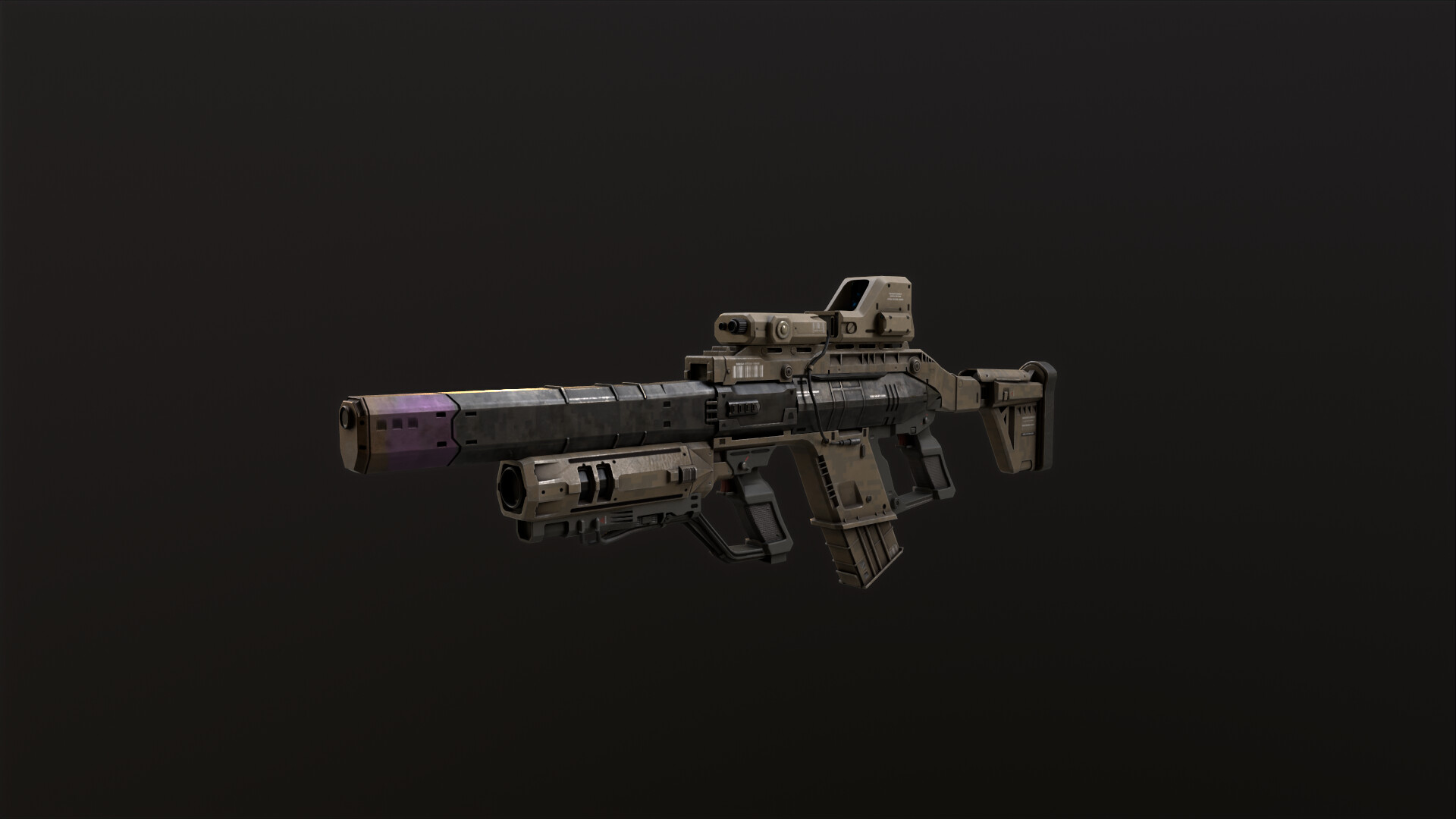 ArtStation - Sci Fi assault rifle