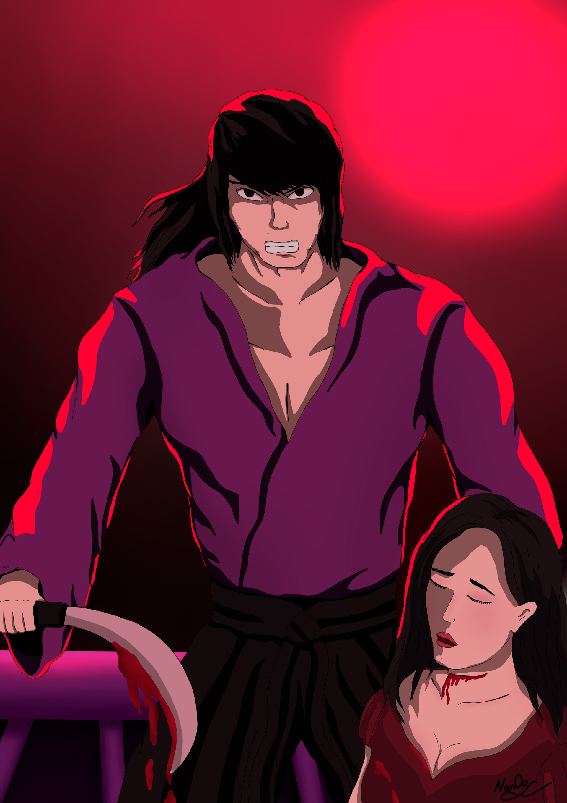 ArtStation - Love Story Of A Ronin