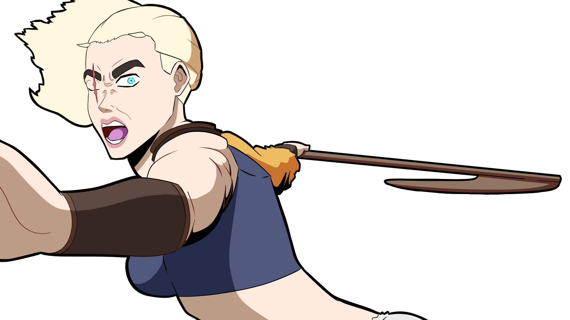 ArtStation - Streets of Rage 4 - Petra (Attack)