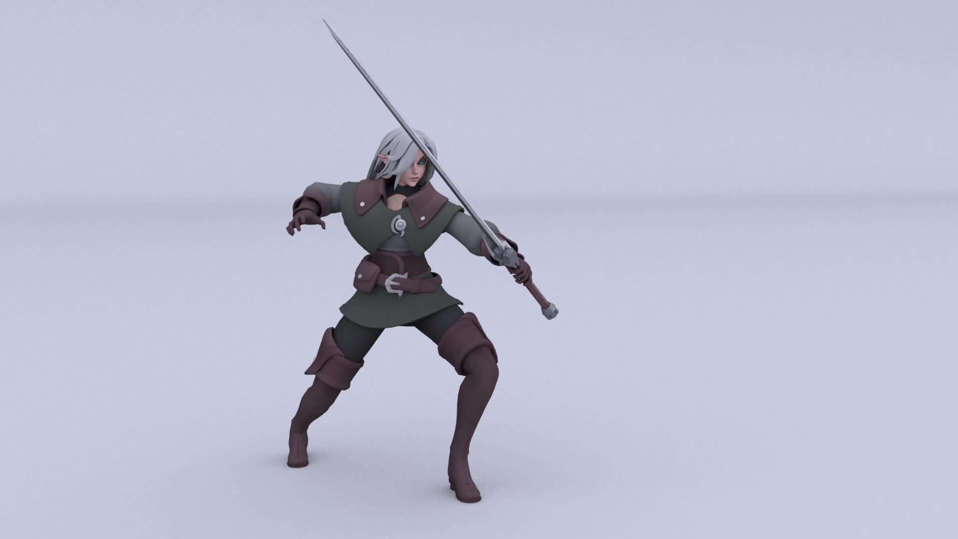 ArtStation - Sword Flip Attack