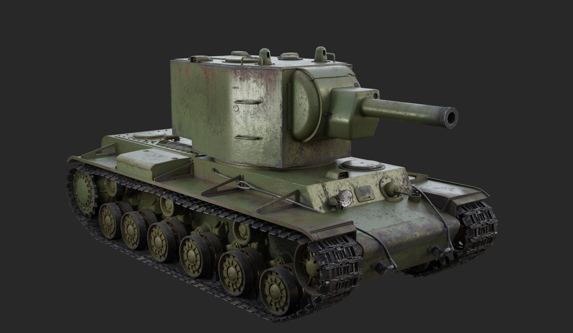 ArtStation - KV-2 Tank