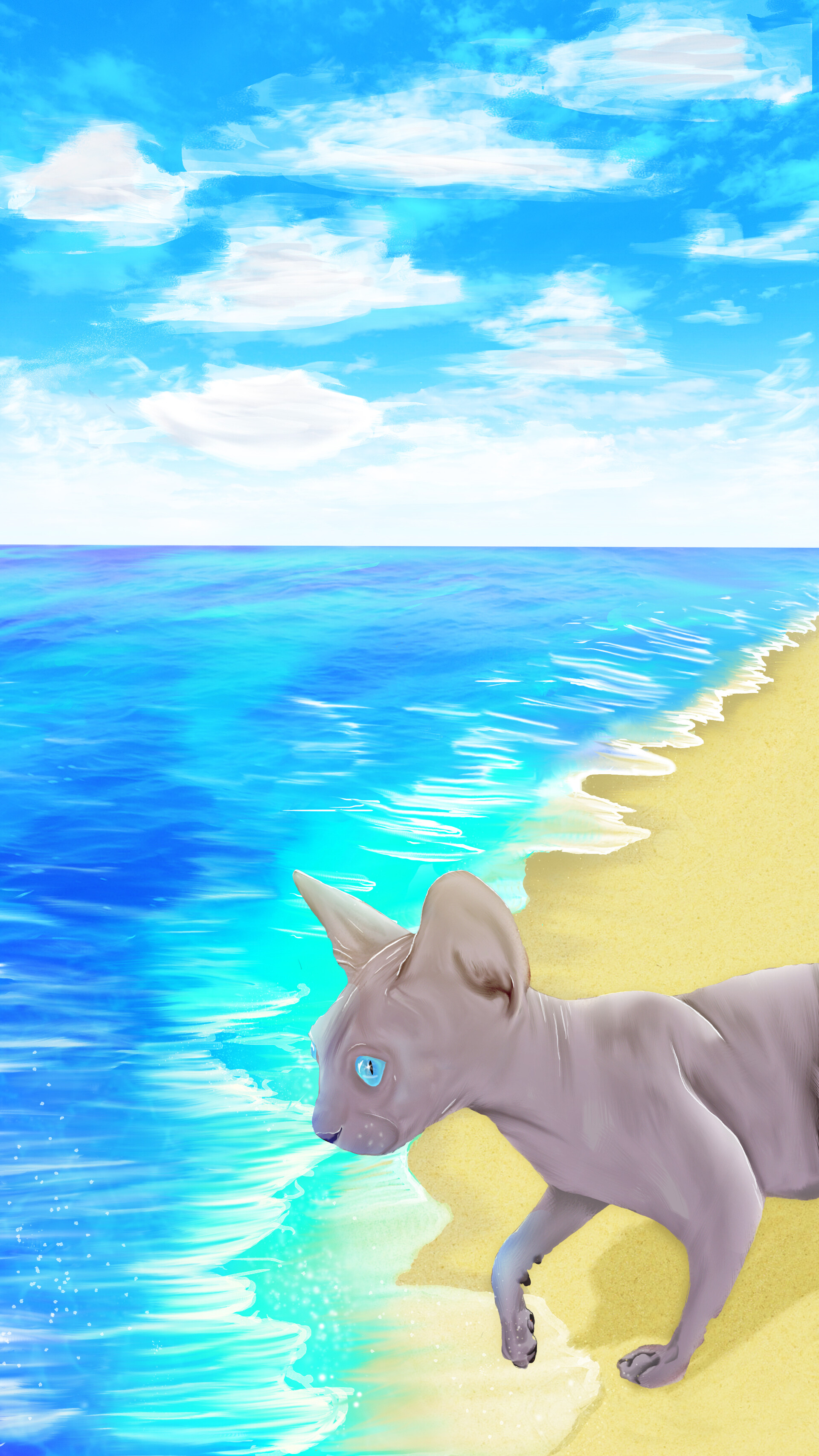 ArtStation - Sphinx Cat