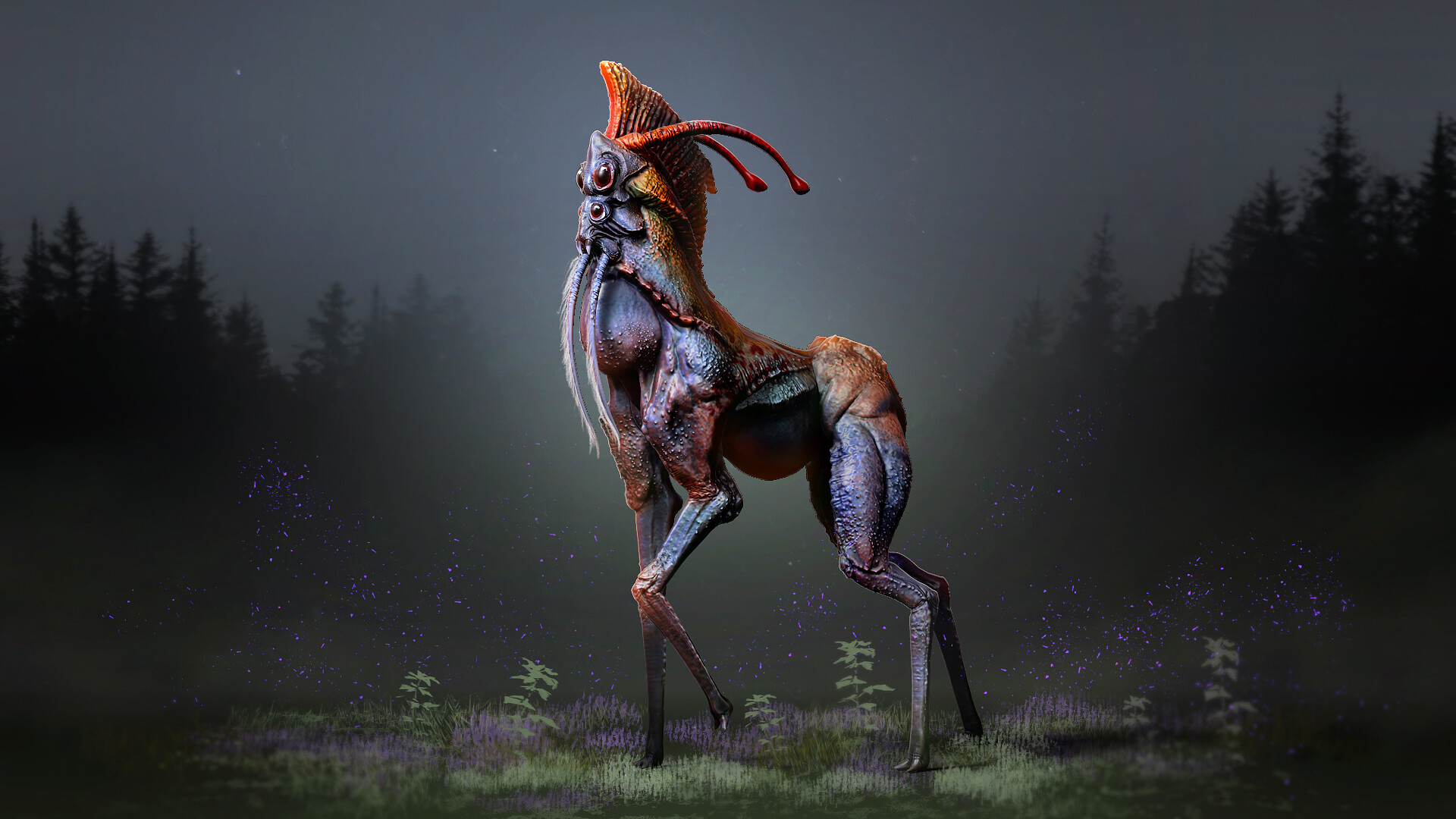 ArtStation - A Creature Emerges - Creature Concept