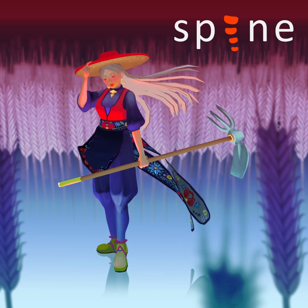 ArtStation - Spine 2D Animation - Farmer